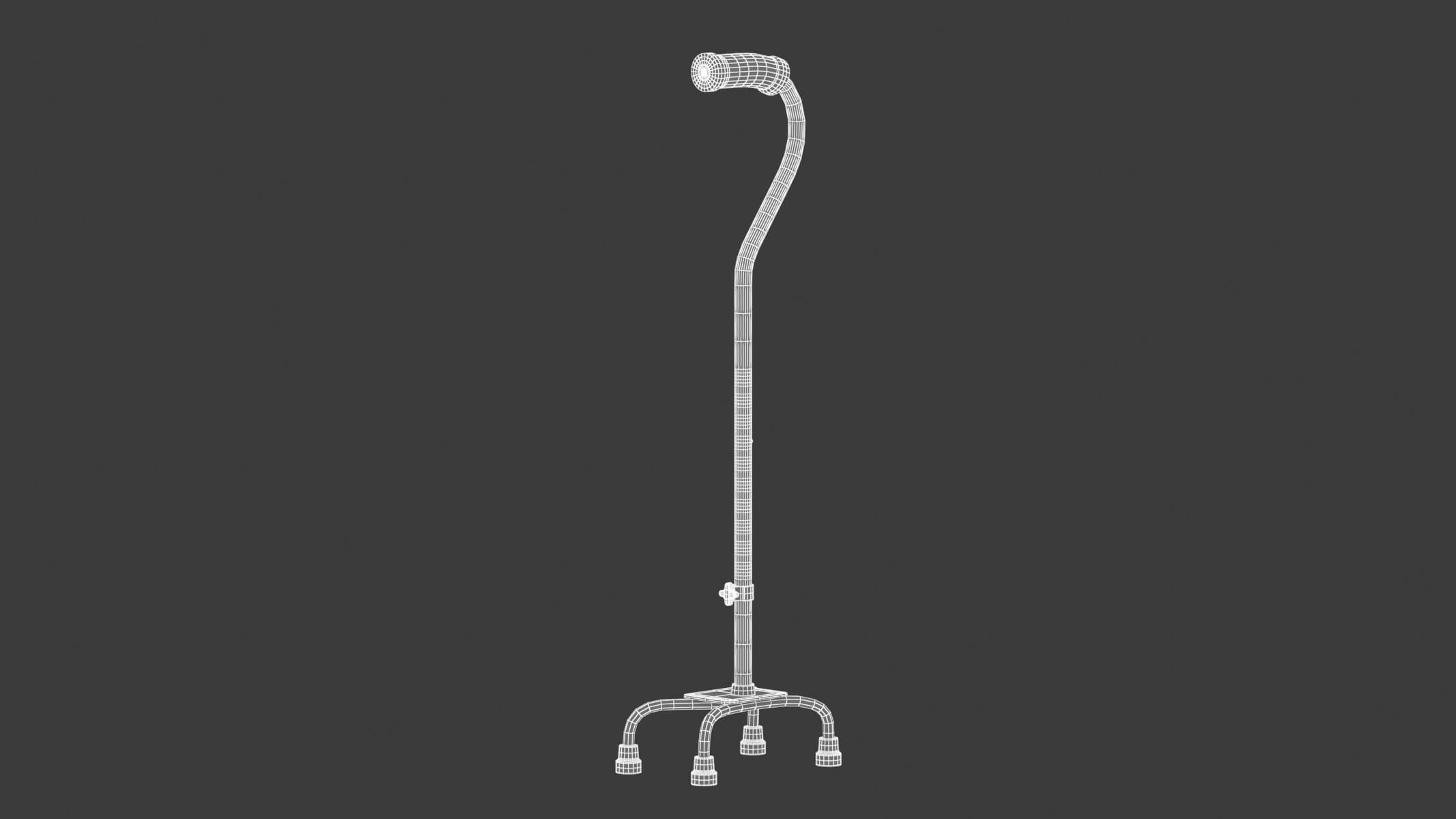 Medical Cane - 3D Model by frezzy