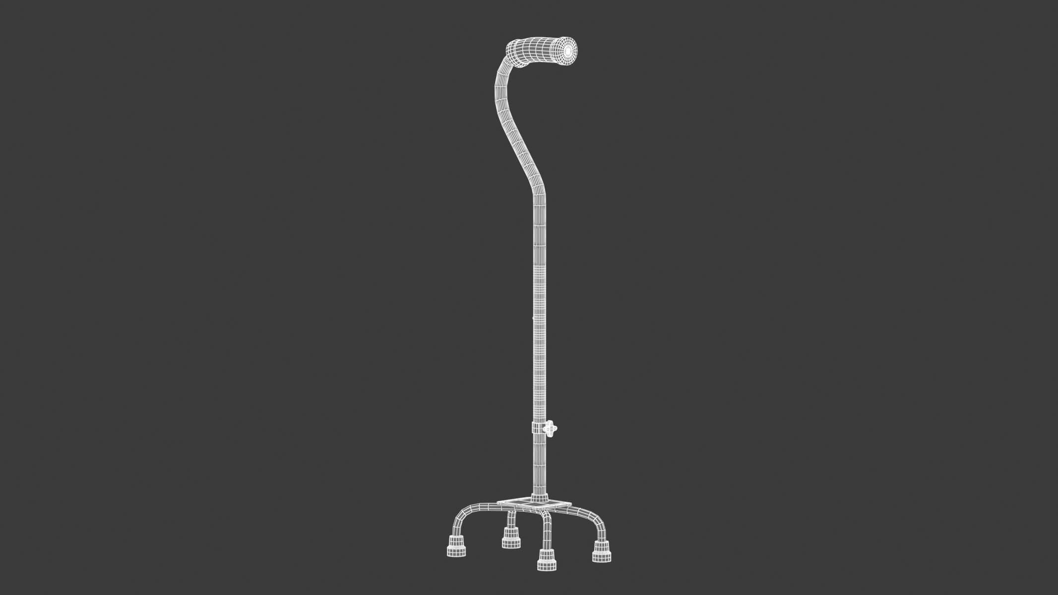 Medical Cane - 3D Model by frezzy