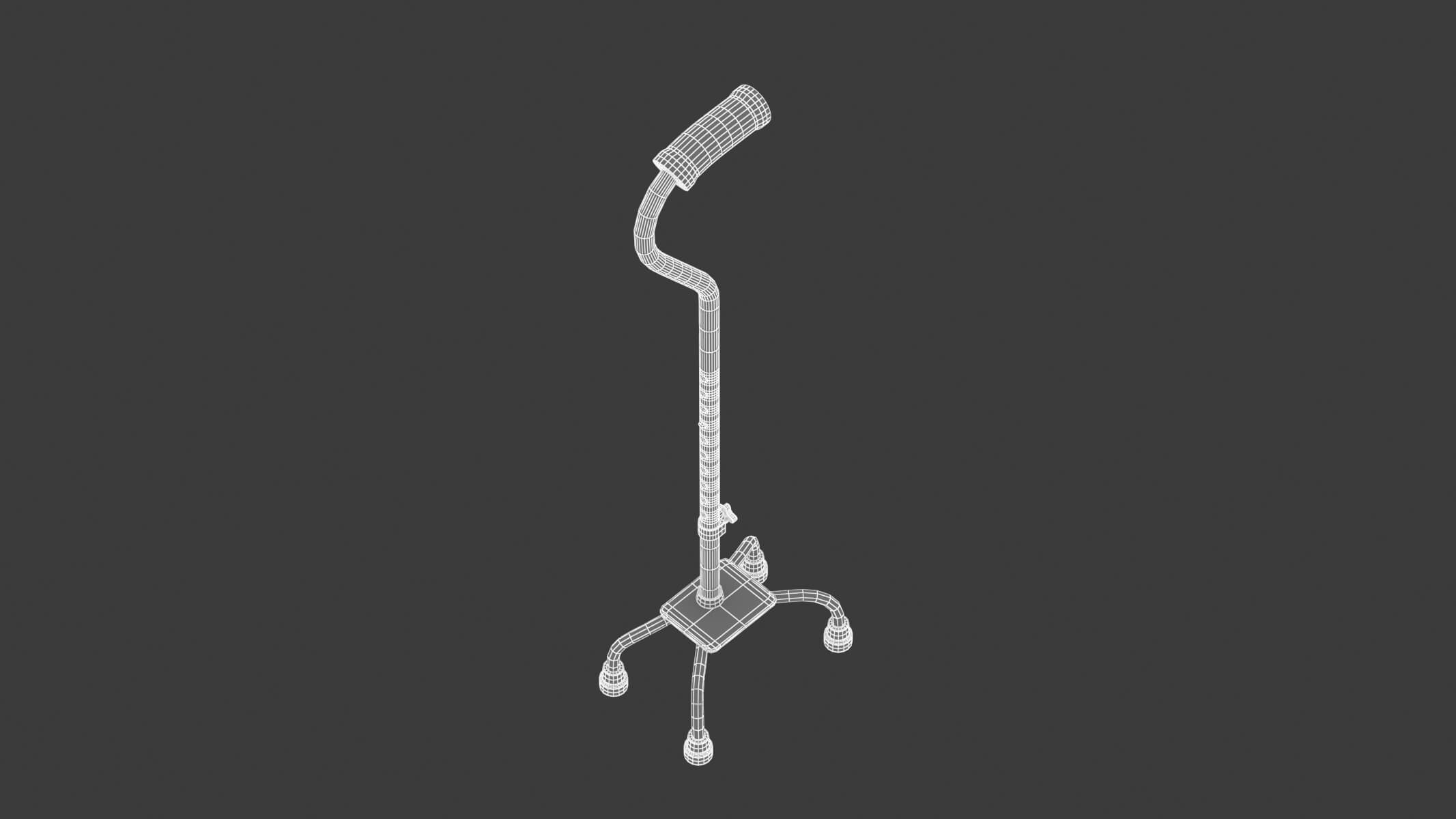 Medical Cane - 3D Model by frezzy