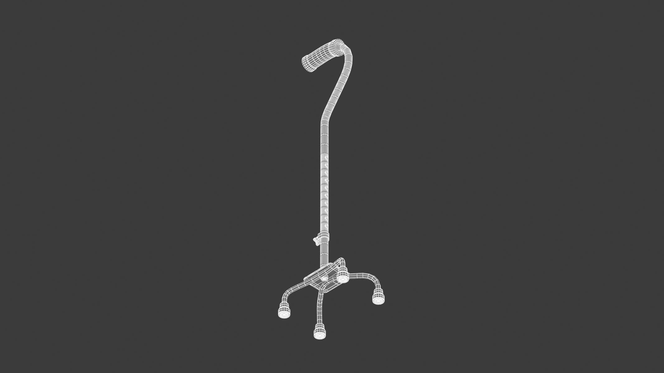 Medical Cane - 3D Model by frezzy