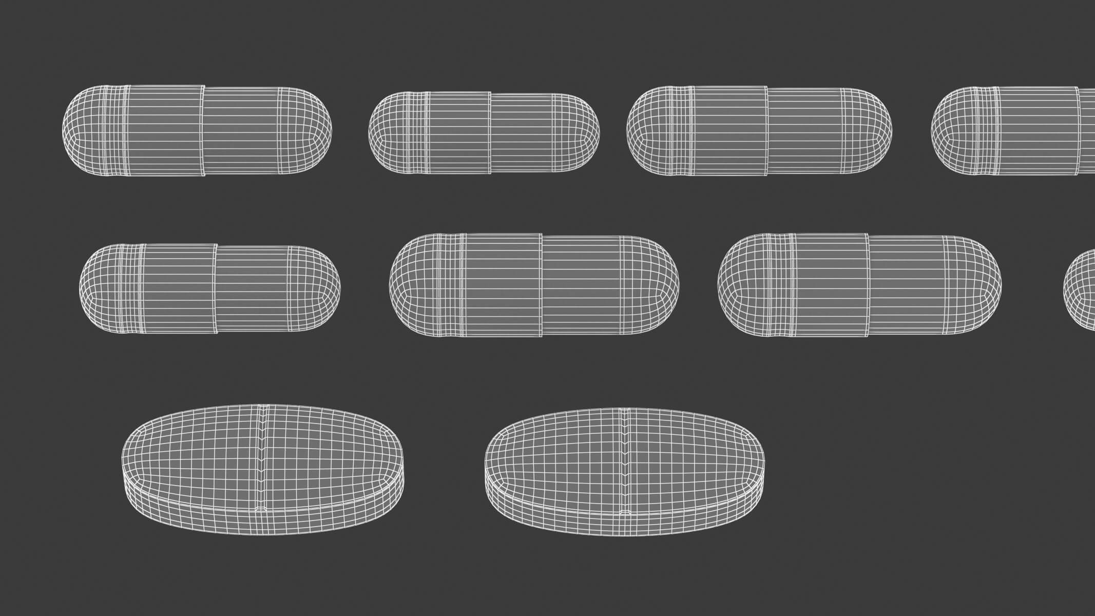 Medical Capsules Medicine - 3D Model by frezzy