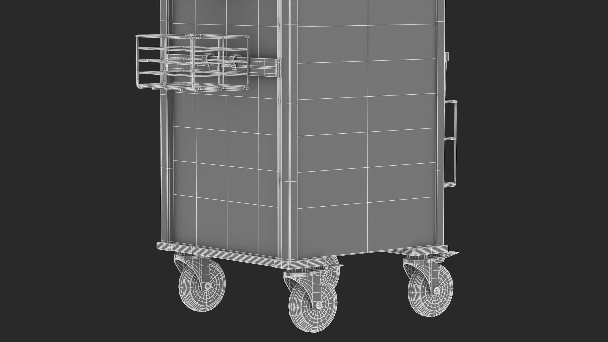 Medical Cart 02 - 3D Model by frezzy