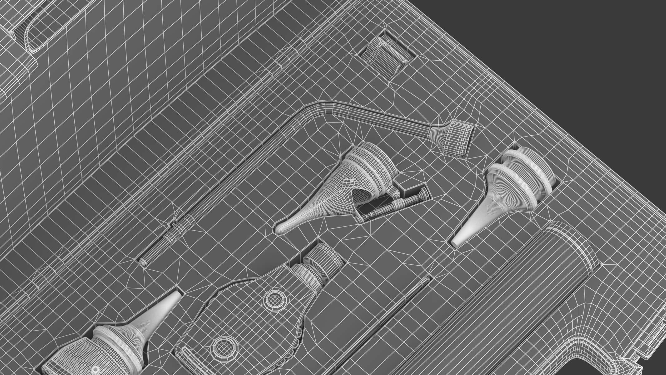 Medical Diagnostic Set - 3D Model by frezzy