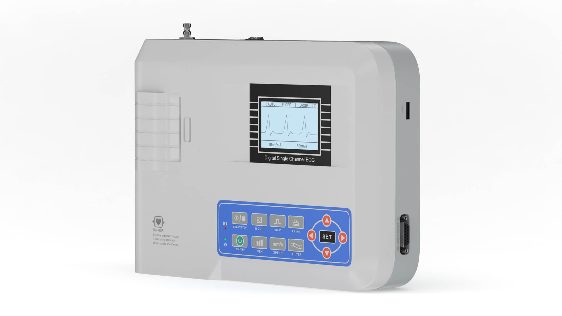 Medical Digital Channel Ecg - 3D Model by frezzy
