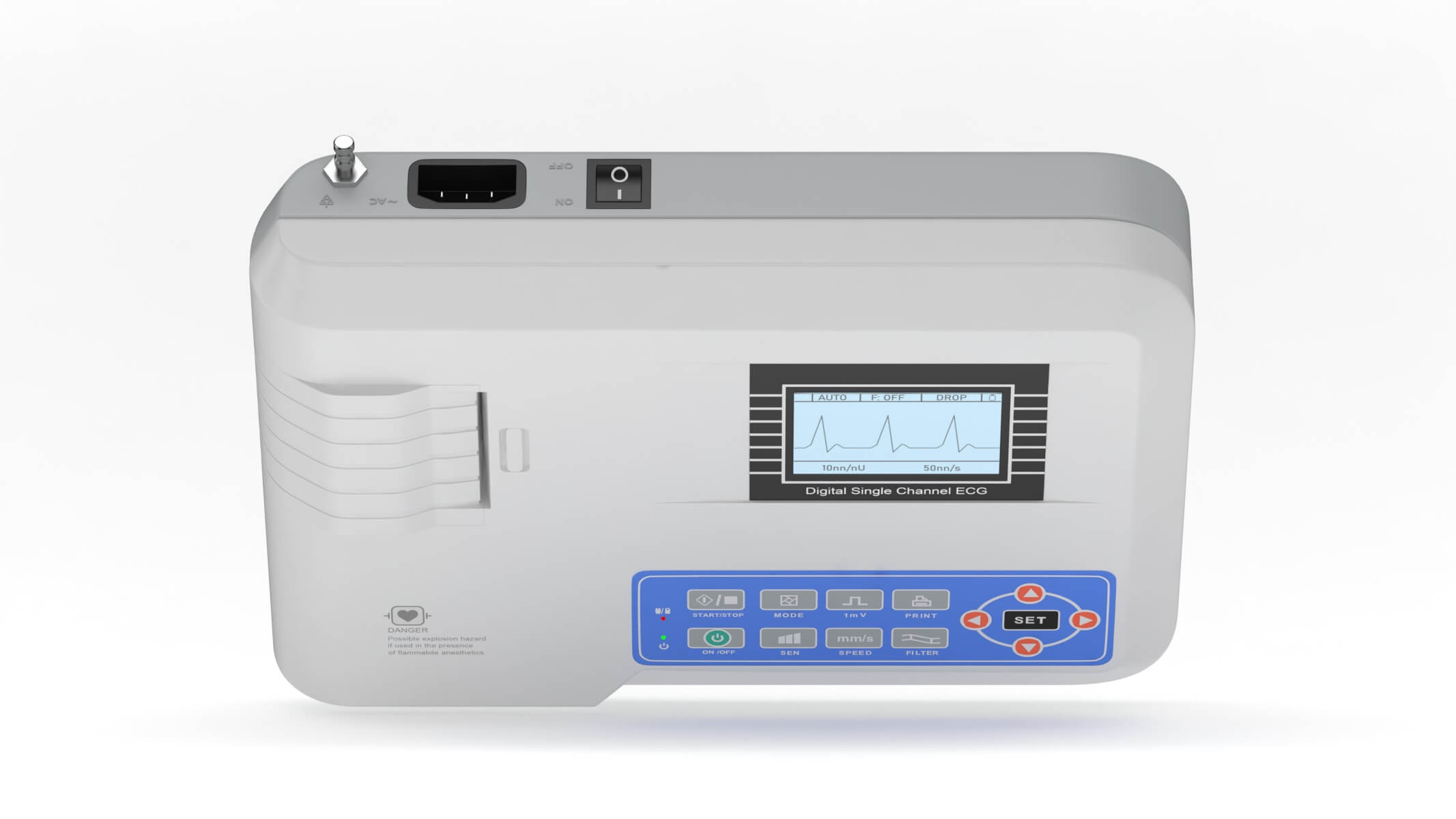 Medical Digital Channel Ecg - 3D Model by frezzy