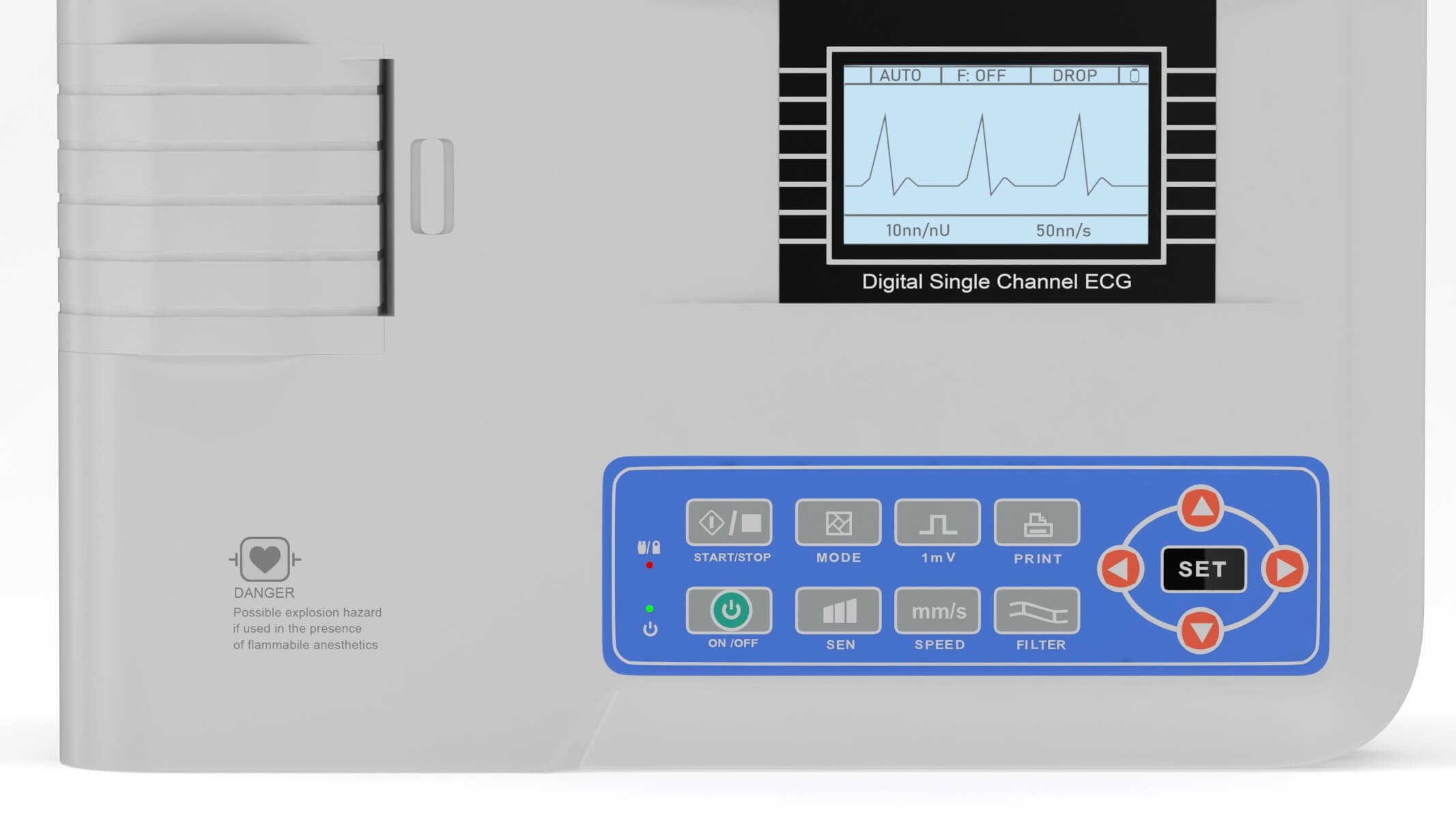 Medical Digital Channel Ecg - 3D Model by frezzy