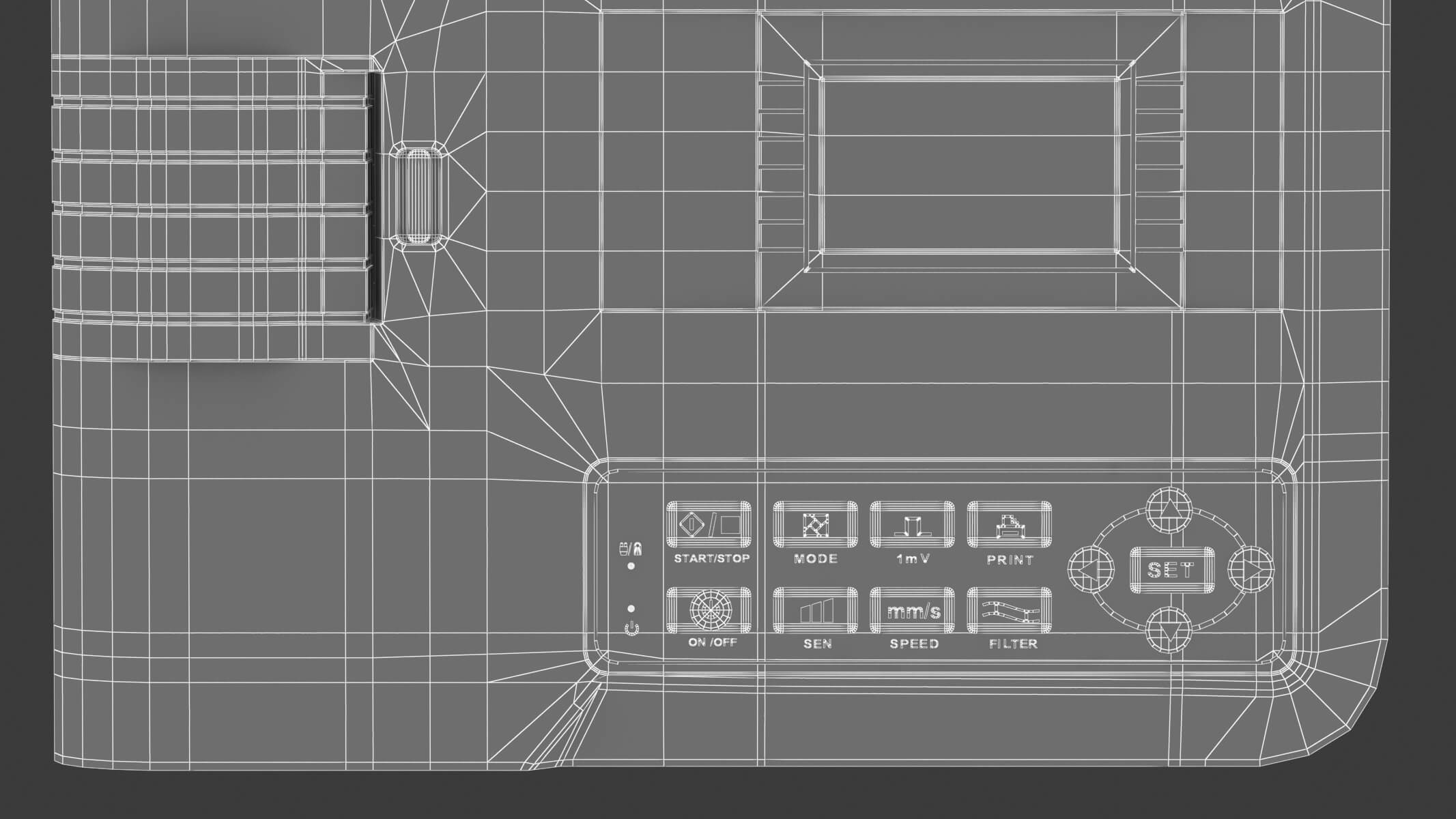 Medical Digital Channel Ecg - 3D Model by frezzy