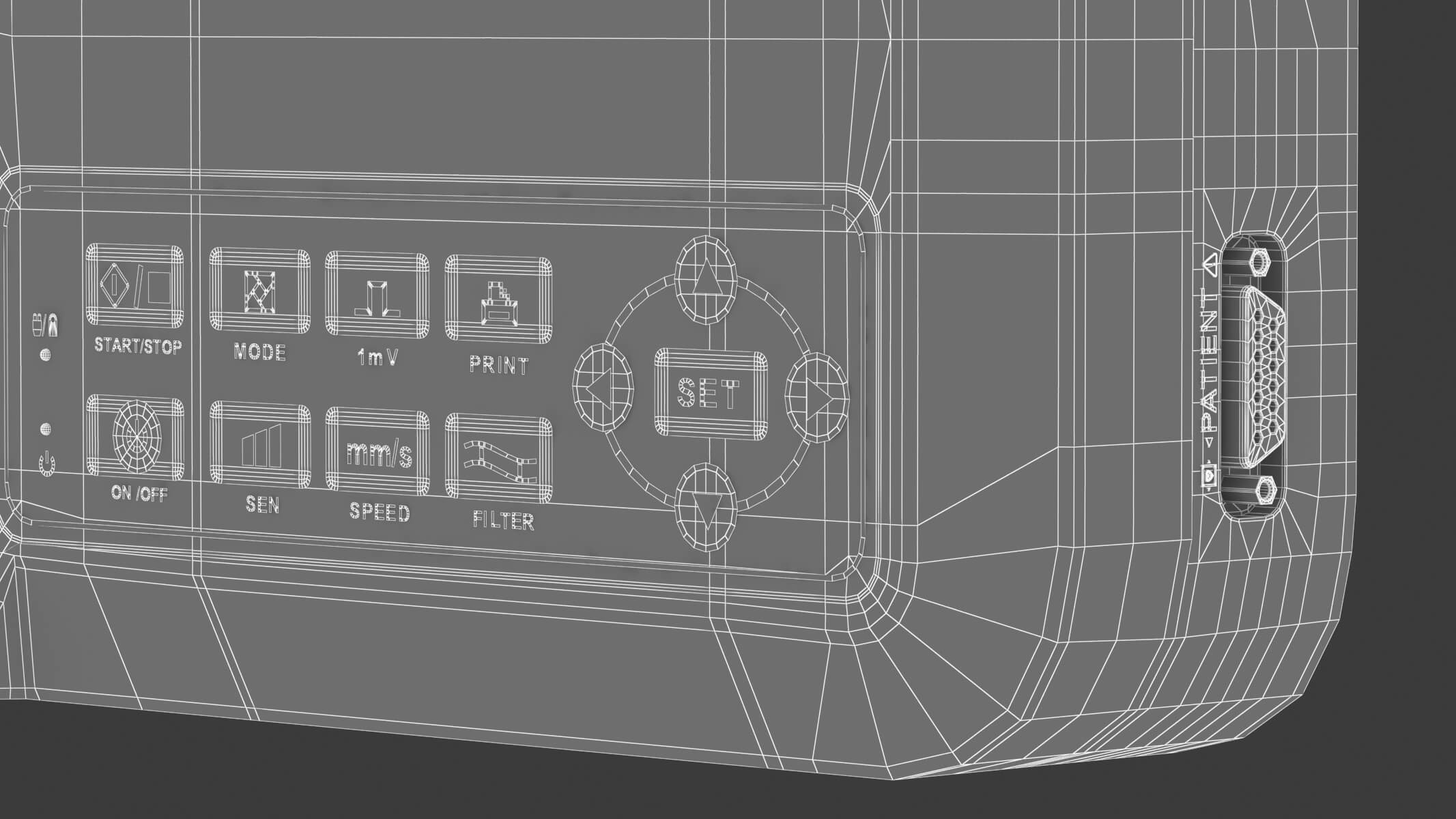 Medical Digital Channel Ecg - 3D Model by frezzy