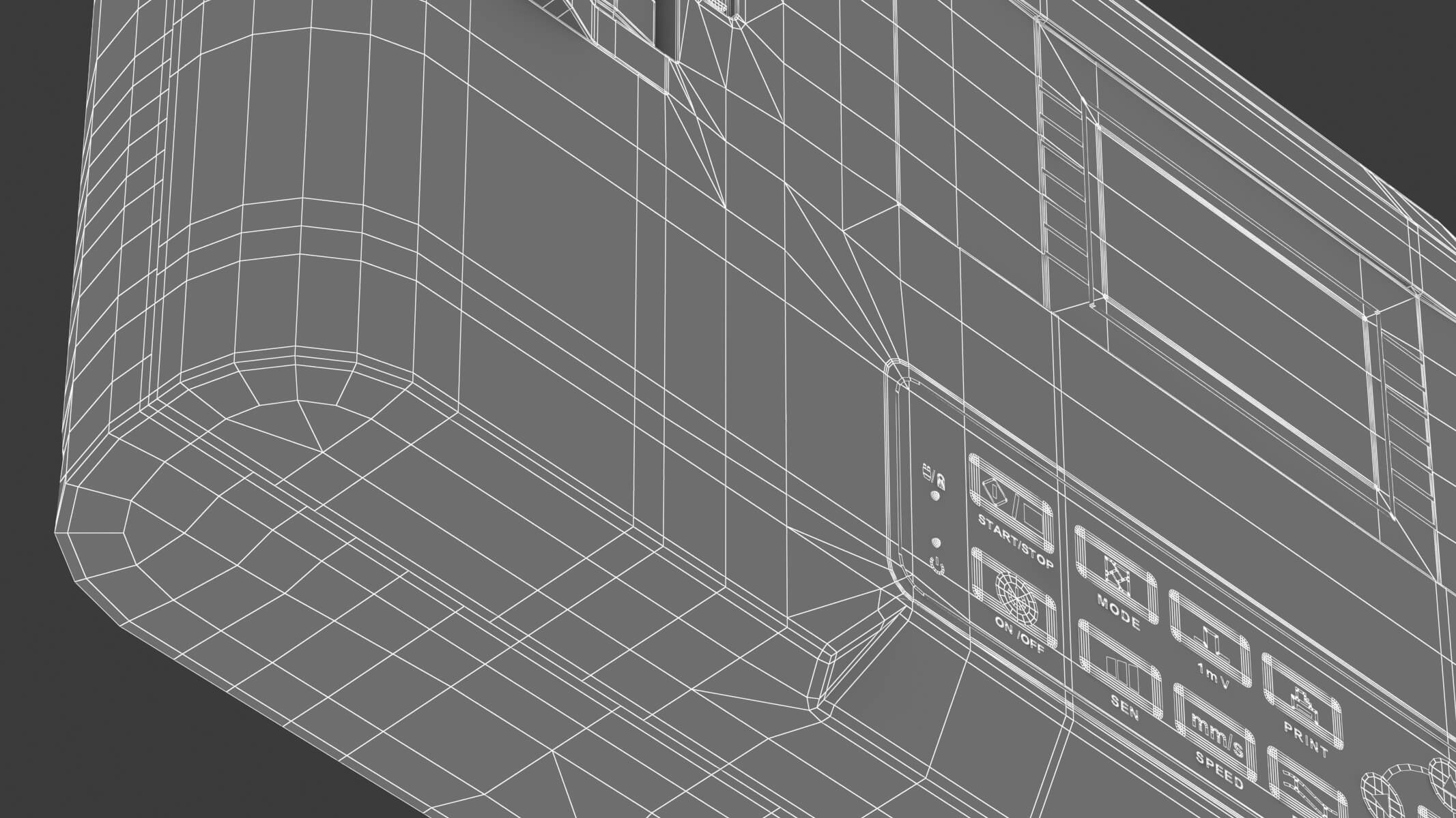 Medical Digital Channel Ecg - 3D Model by frezzy