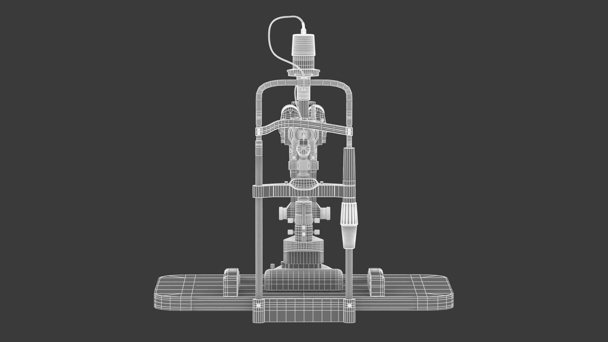 Medical Digital Slit Lamp - 3D Model by frezzy