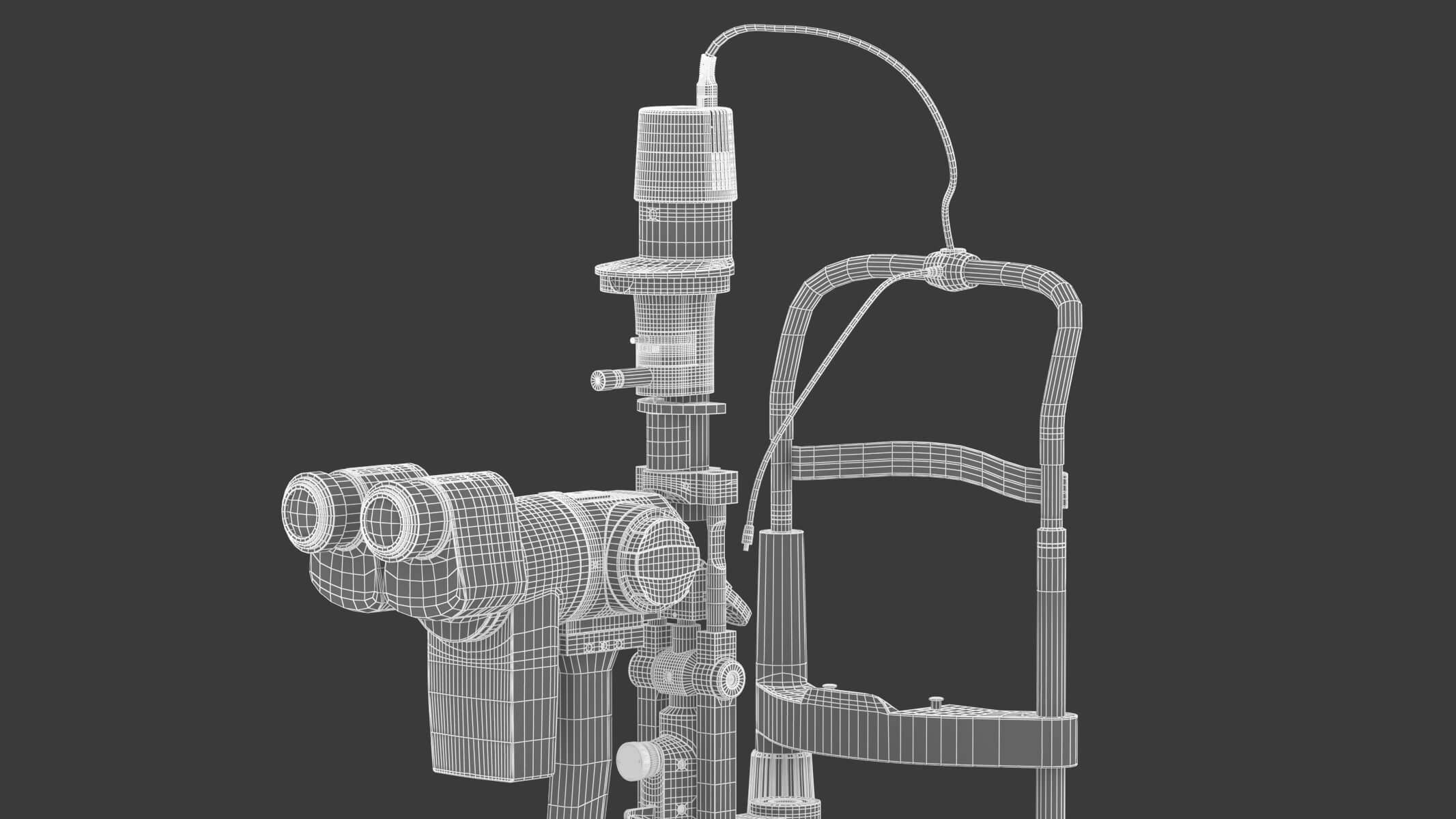 Medical Digital Slit Lamp - 3D Model by frezzy