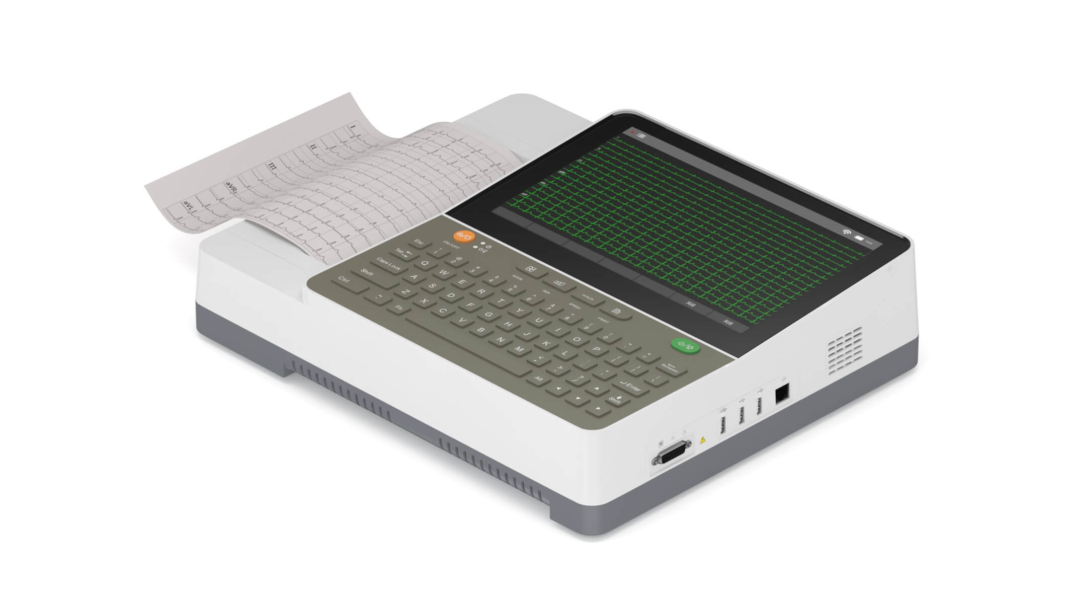 Medical Digital Wireless Channel Ecg - 3D Model by frezzy