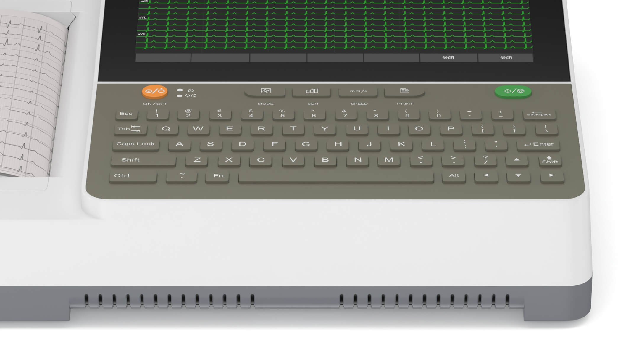 Medical Digital Wireless Channel Ecg - 3D Model by frezzy