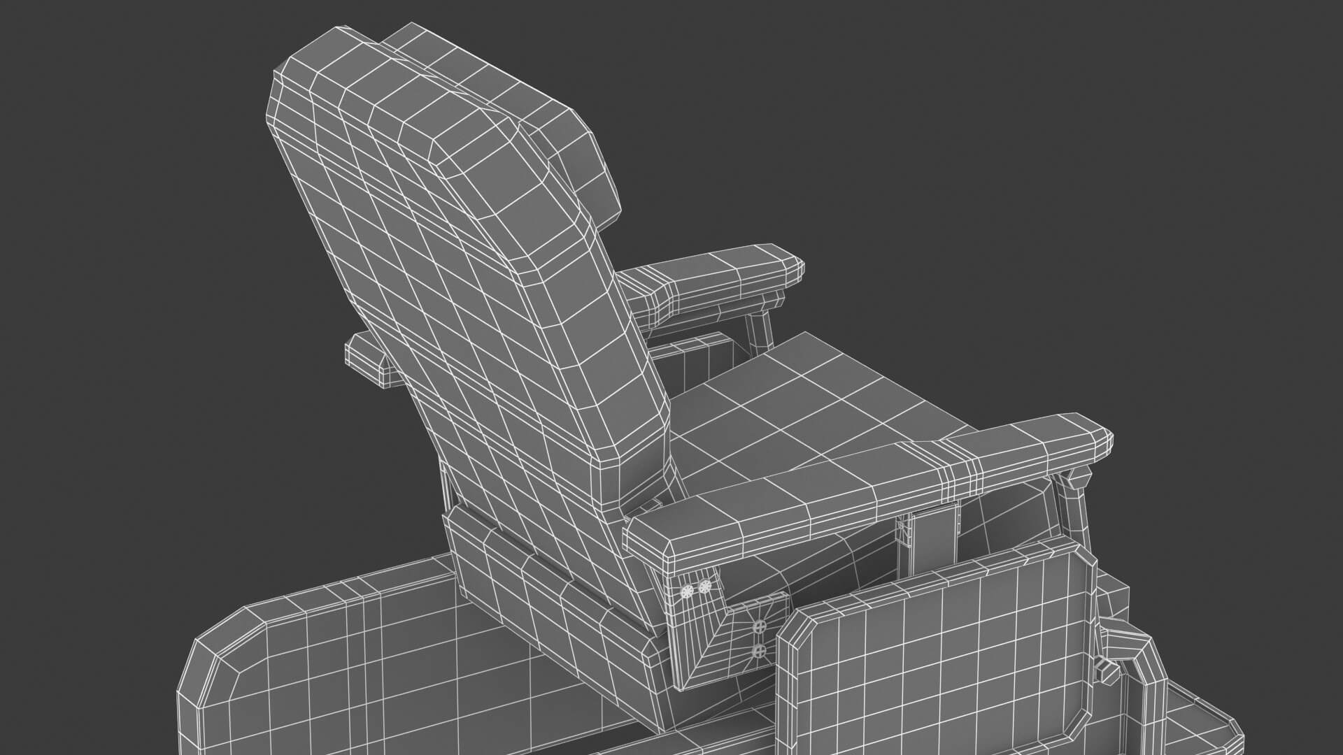 Medical Electric Reclining Chair - 3D Model by frezzy