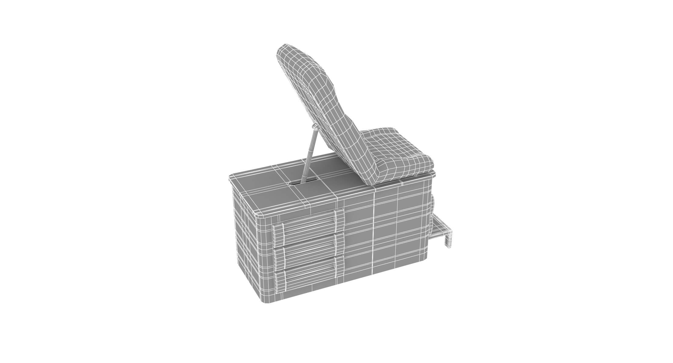 Medical Exam Table - 3D Model by frezzy