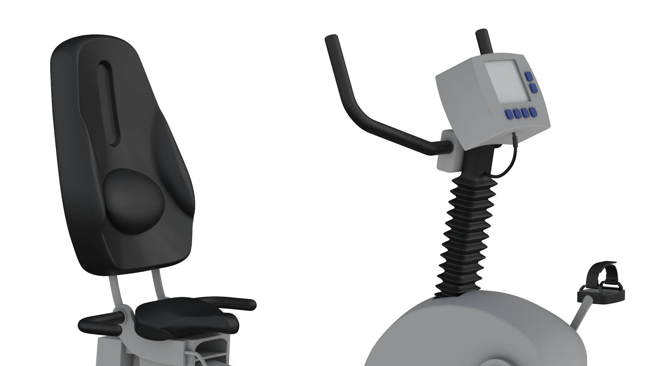 Medical Exercise Bike - 3D Model by frezzy