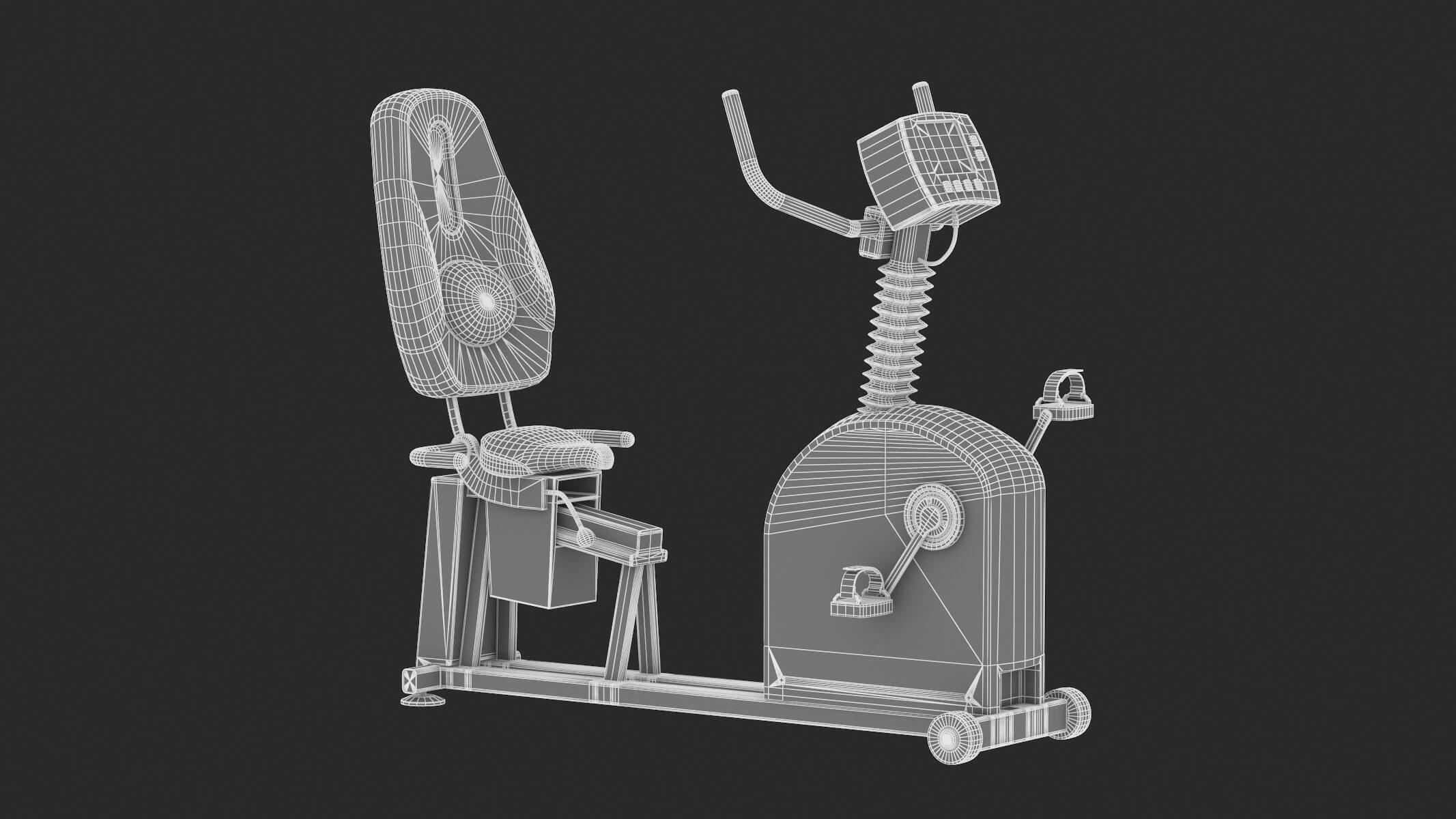 Medical Exercise Bike - 3D Model by frezzy