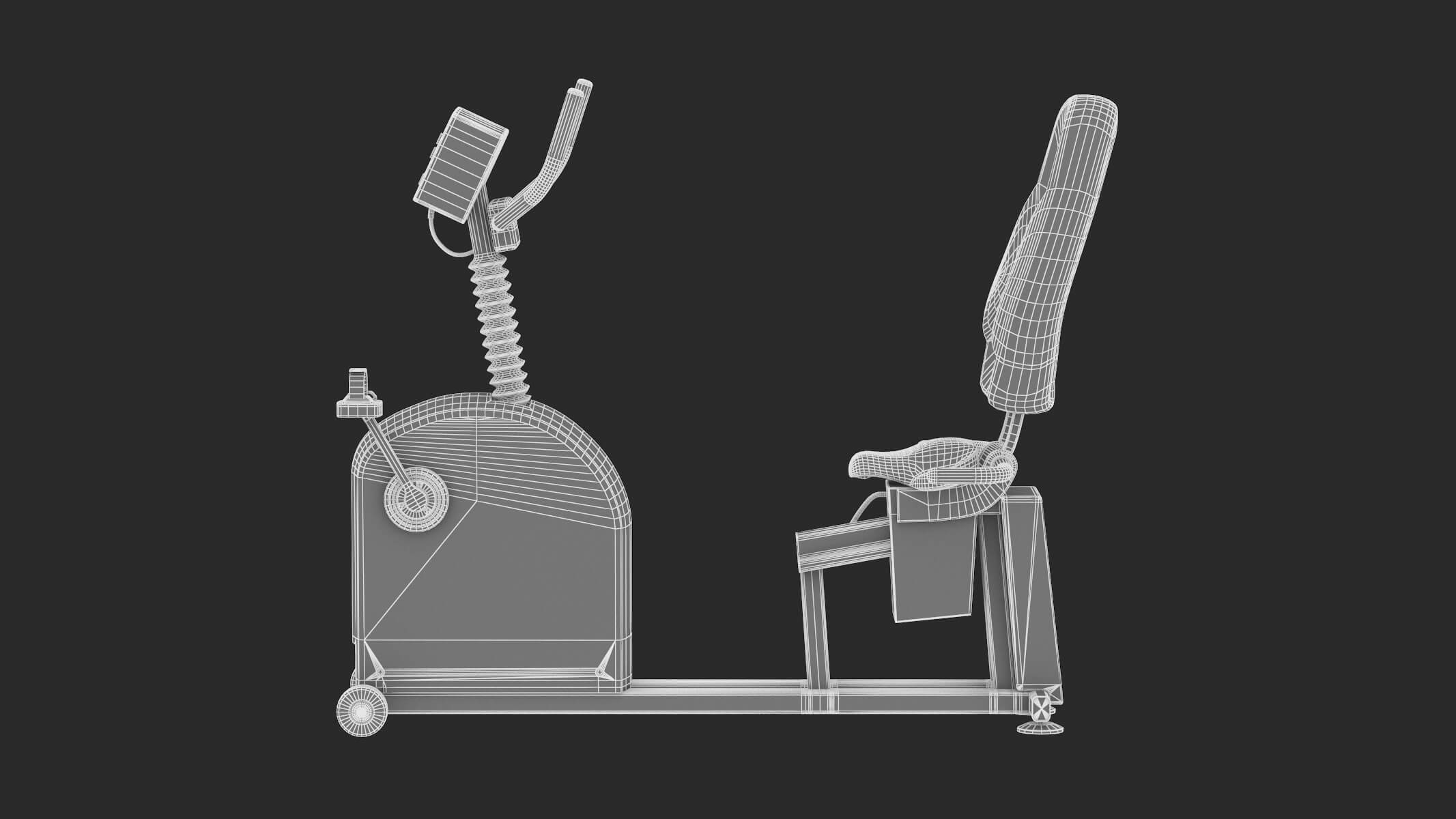 Medical Exercise Bike - 3D Model by frezzy