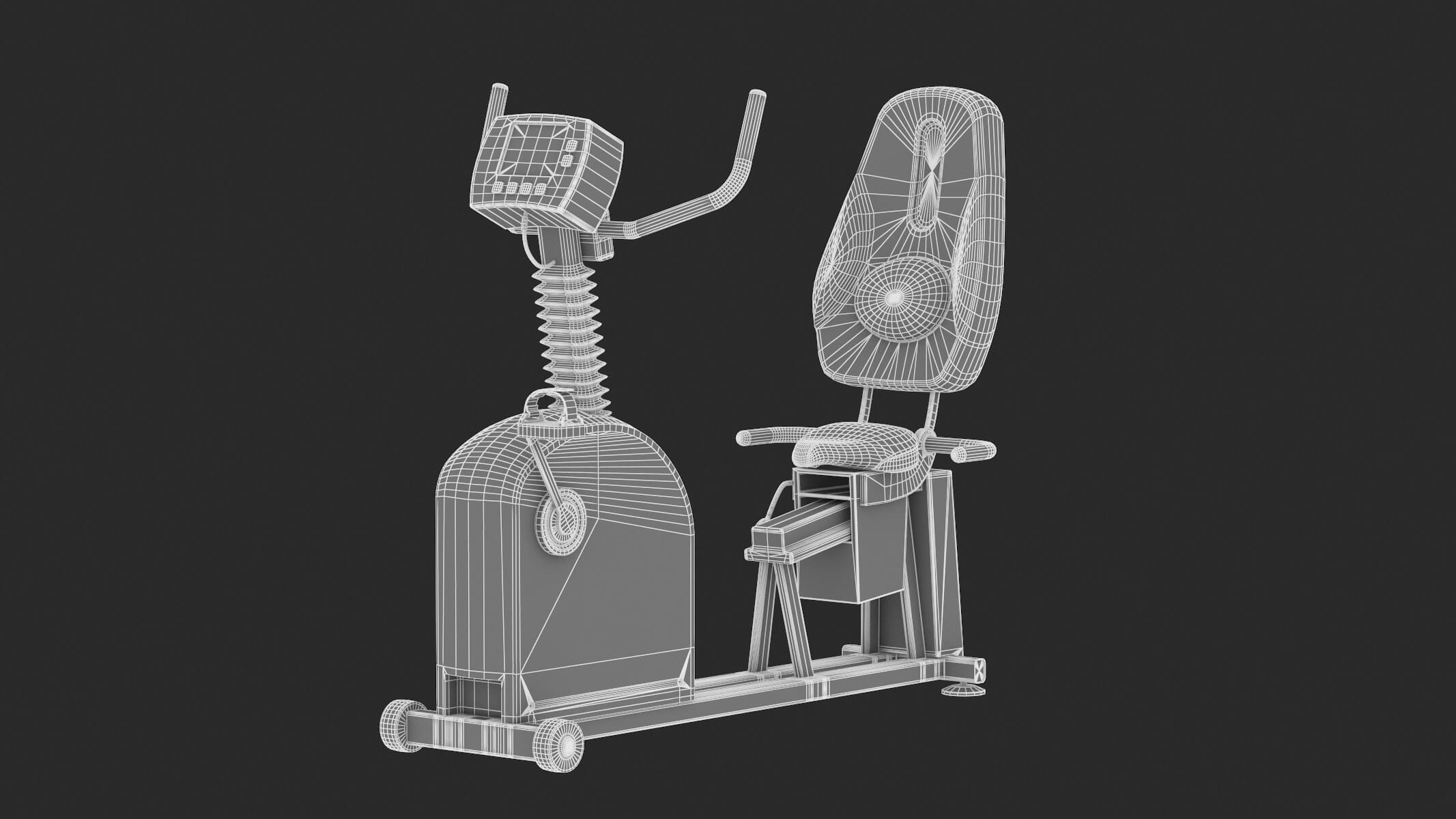 Medical Exercise Bike - 3D Model by frezzy