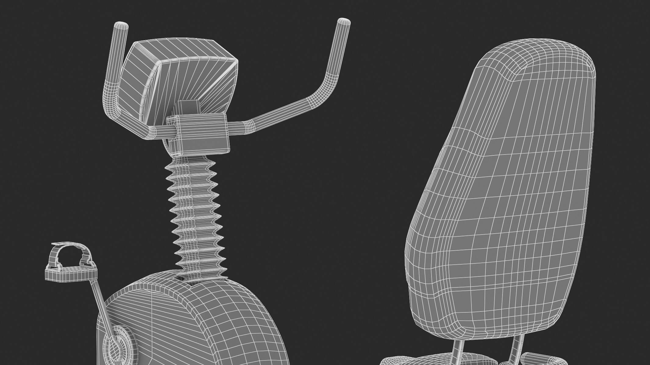 Medical Exercise Bike - 3D Model by frezzy