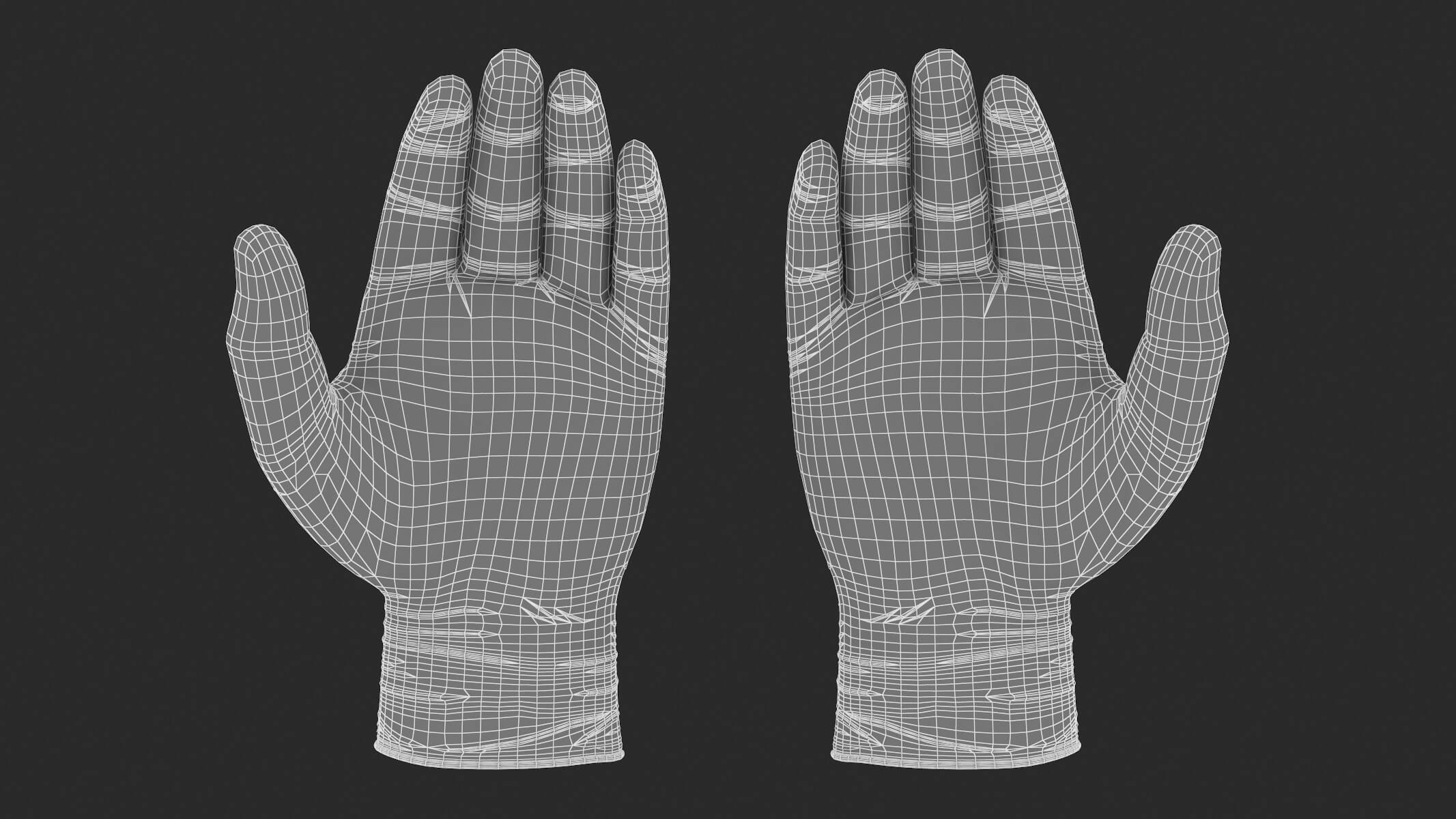 Medical Gloves - 3D Model by frezzy