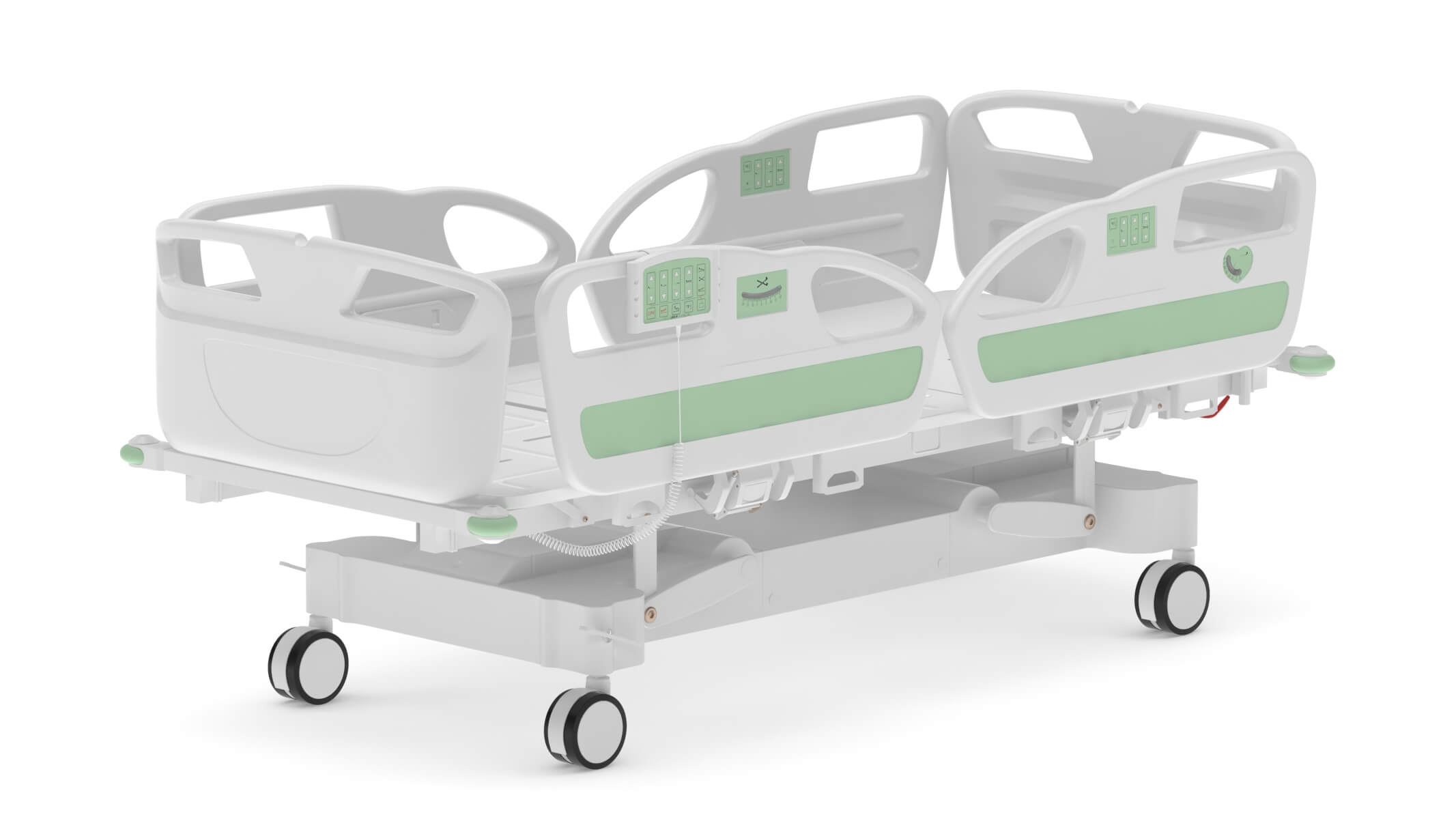 Medical Icu Bed - 3D Model by frezzy
