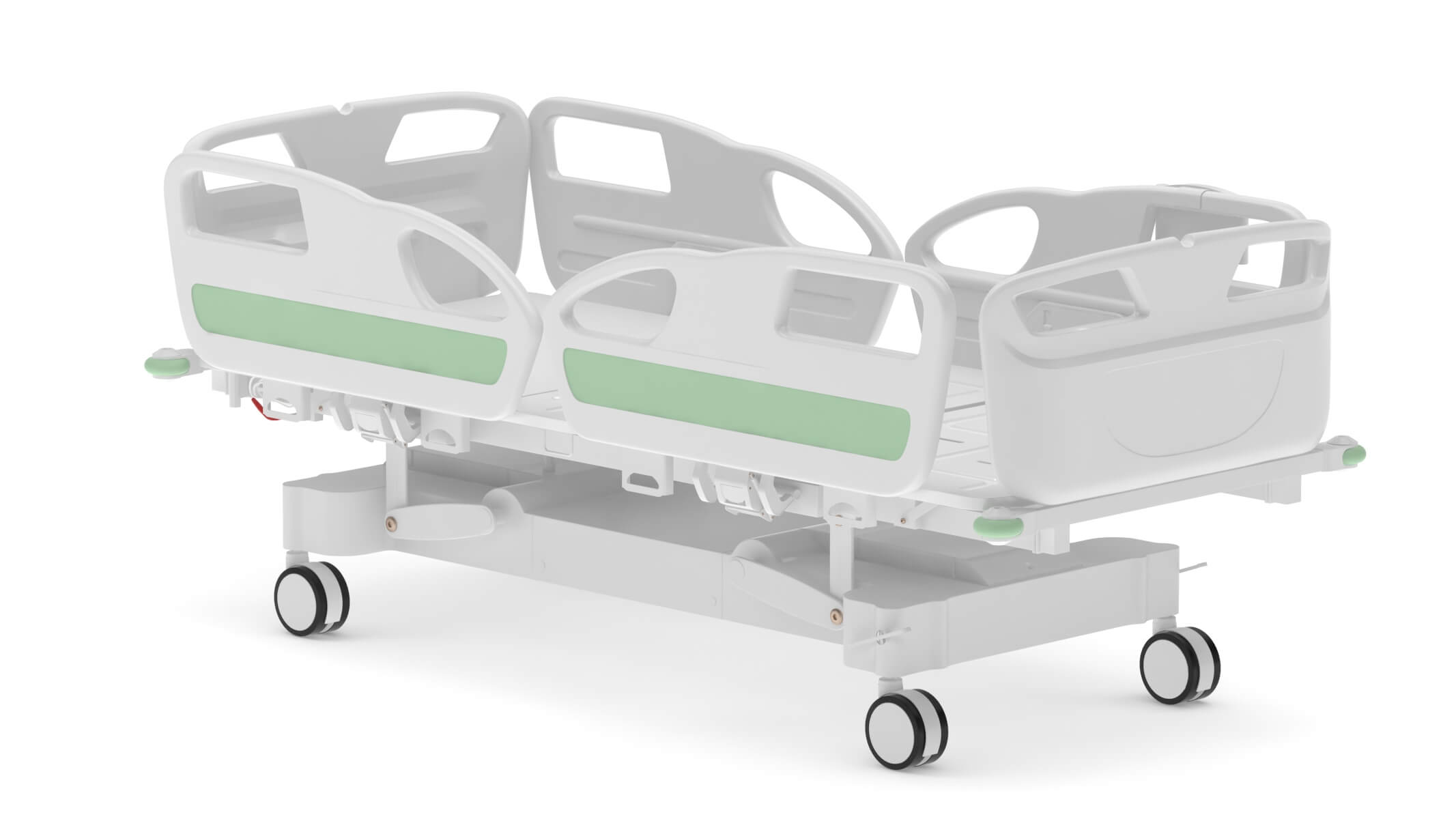 Medical Icu Bed - 3D Model by frezzy