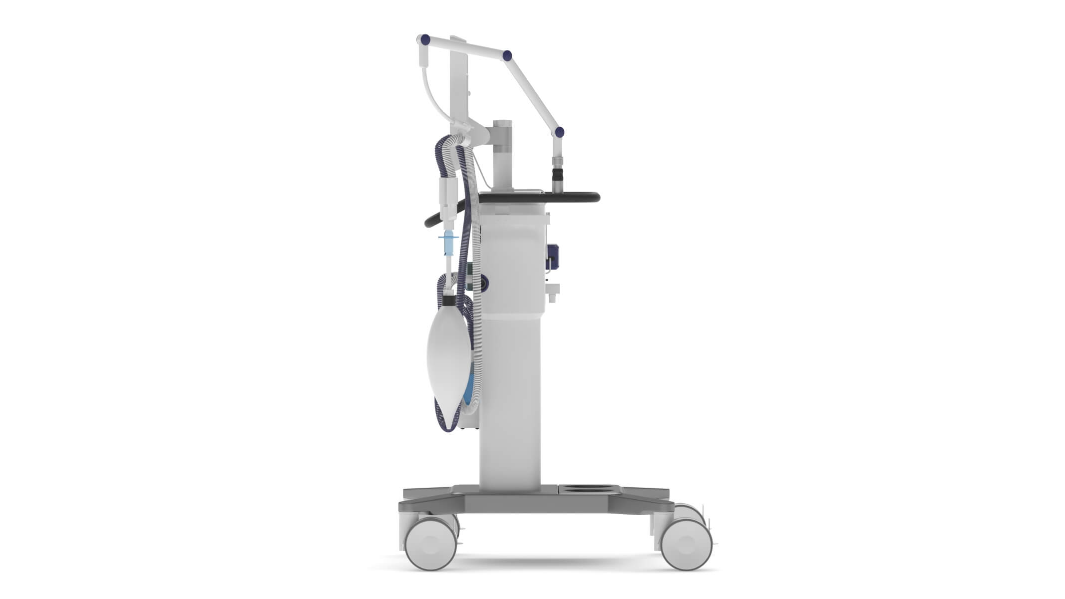 Medical Icu Ventilator - 3D Model by frezzy