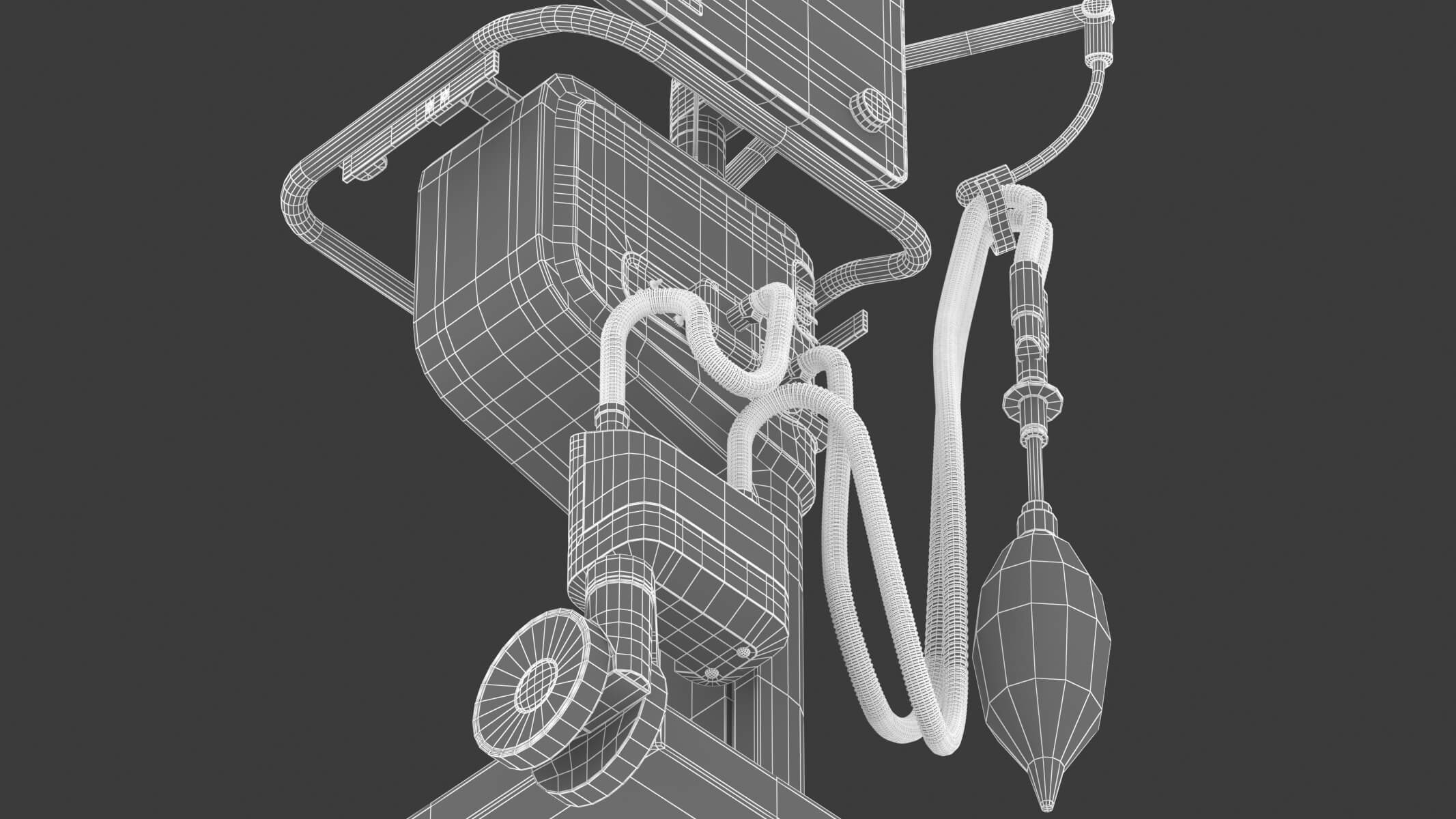 Medical Icu Ventilator - 3D Model by frezzy