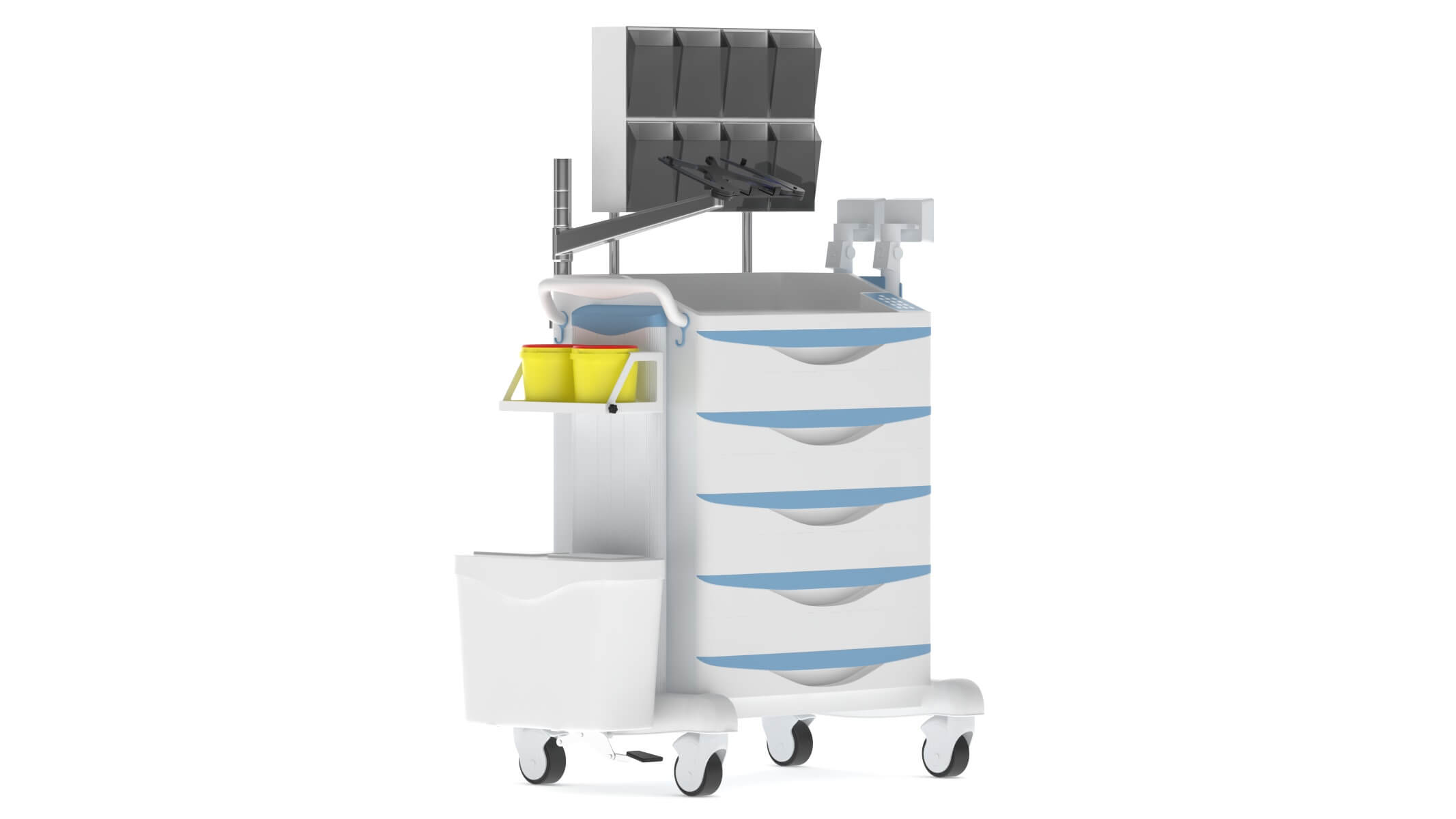 Medical Intubation Cart - 3D Model by frezzy