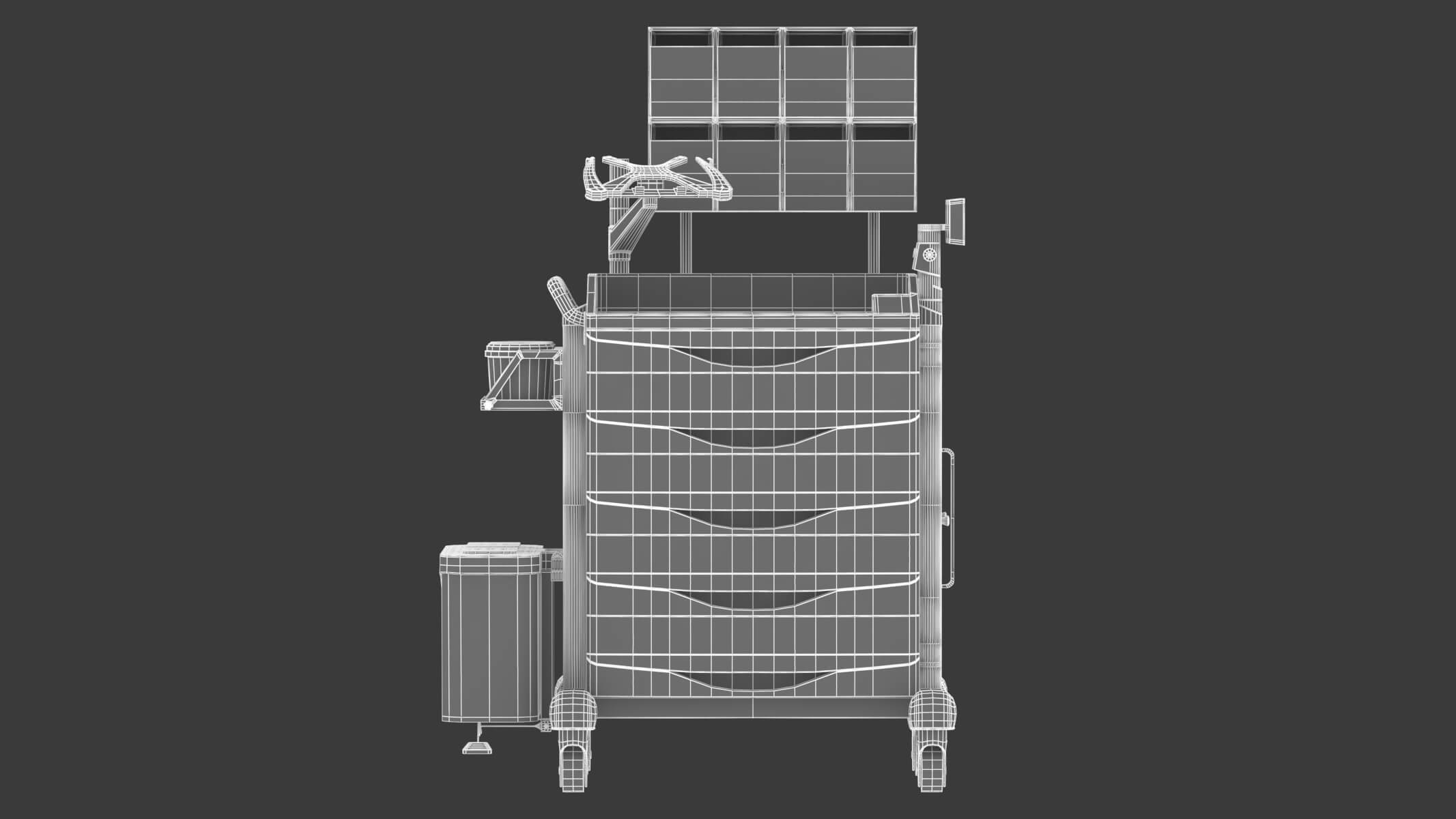 Medical Intubation Cart - 3D Model by frezzy