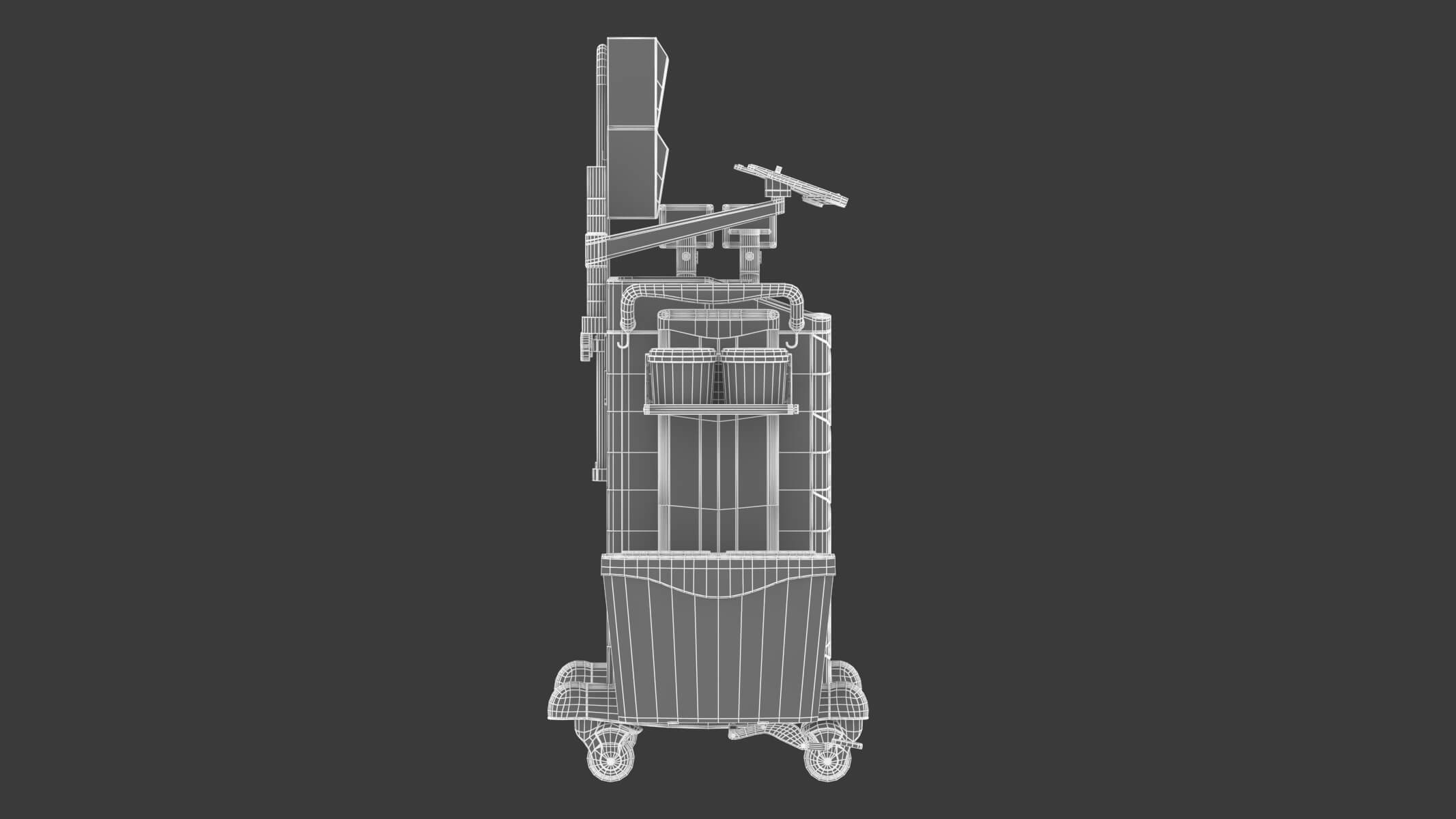 Medical Intubation Cart - 3D Model by frezzy