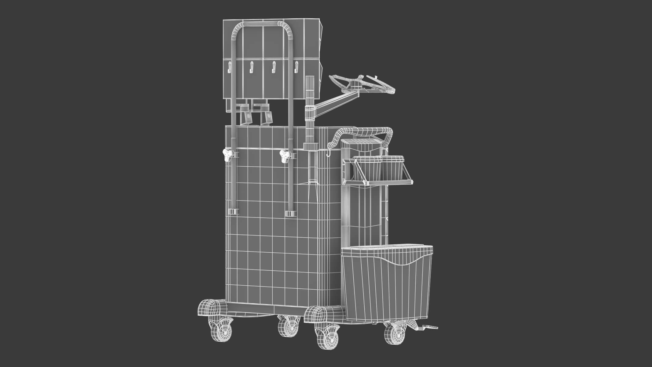 Medical Intubation Cart - 3D Model by frezzy