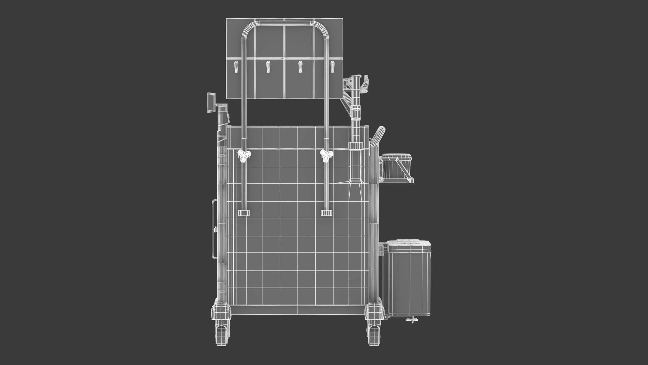 Medical Intubation Cart - 3D Model by frezzy