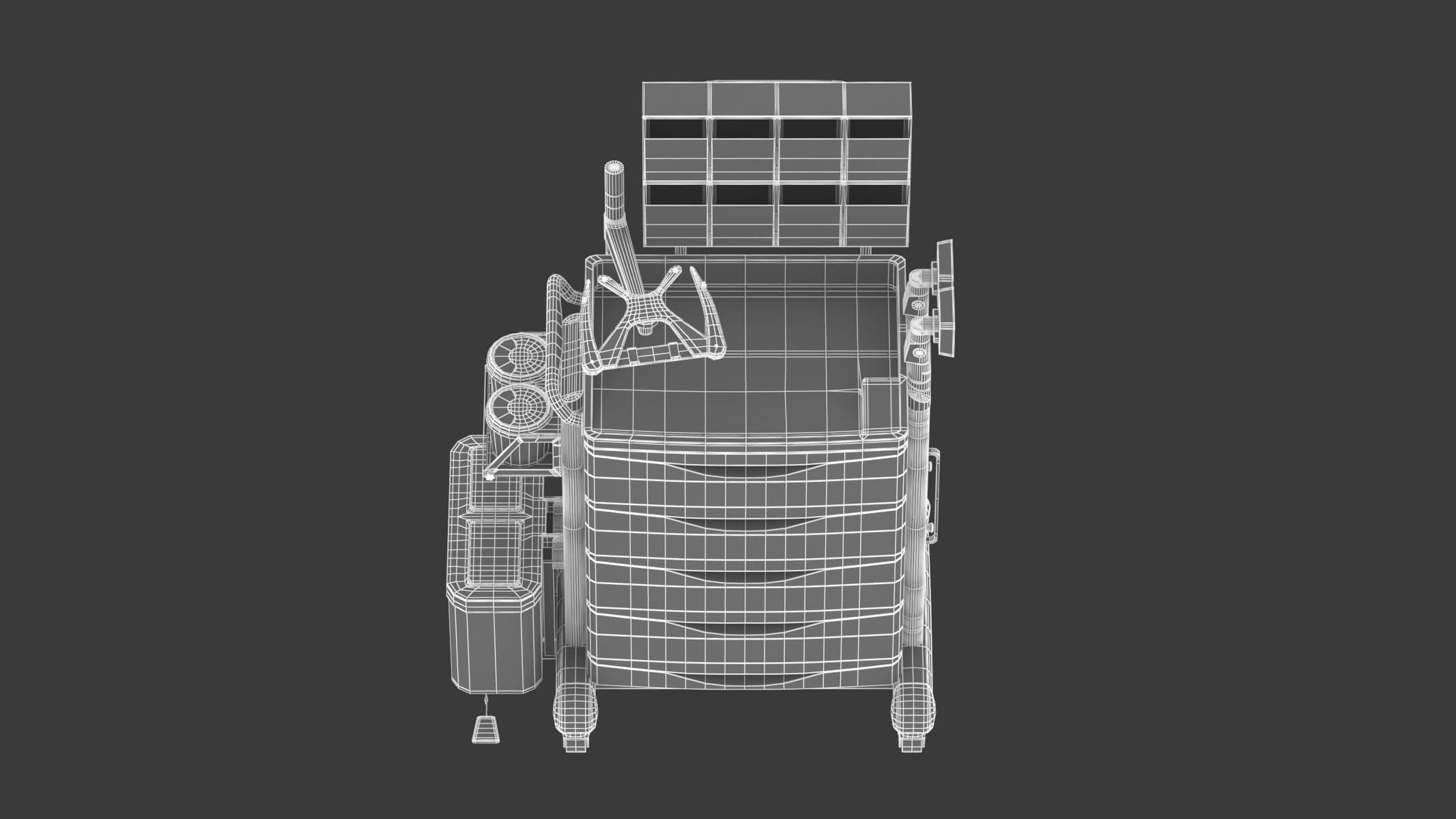 Medical Intubation Cart - 3D Model by frezzy