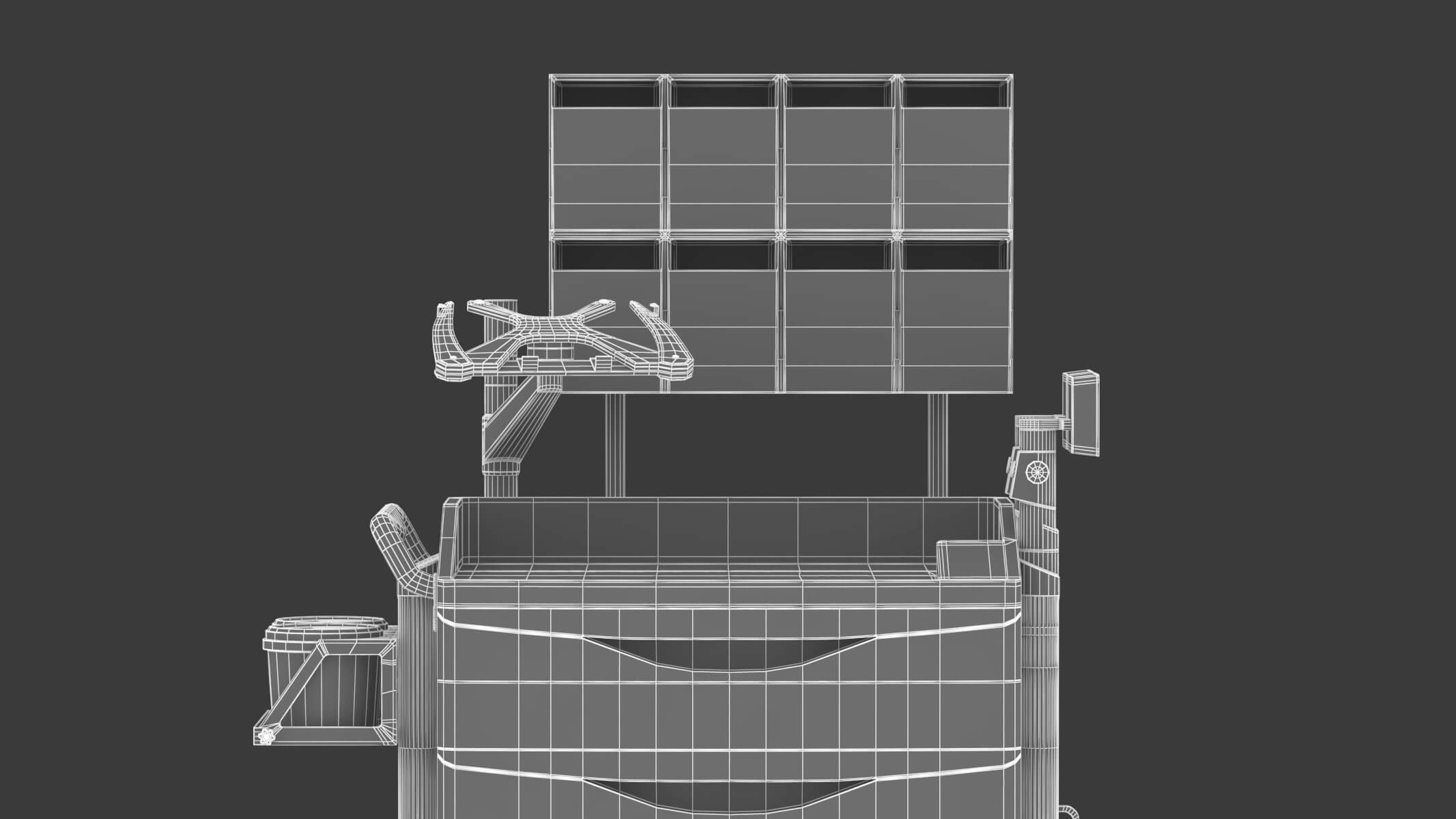 Medical Intubation Cart - 3D Model by frezzy