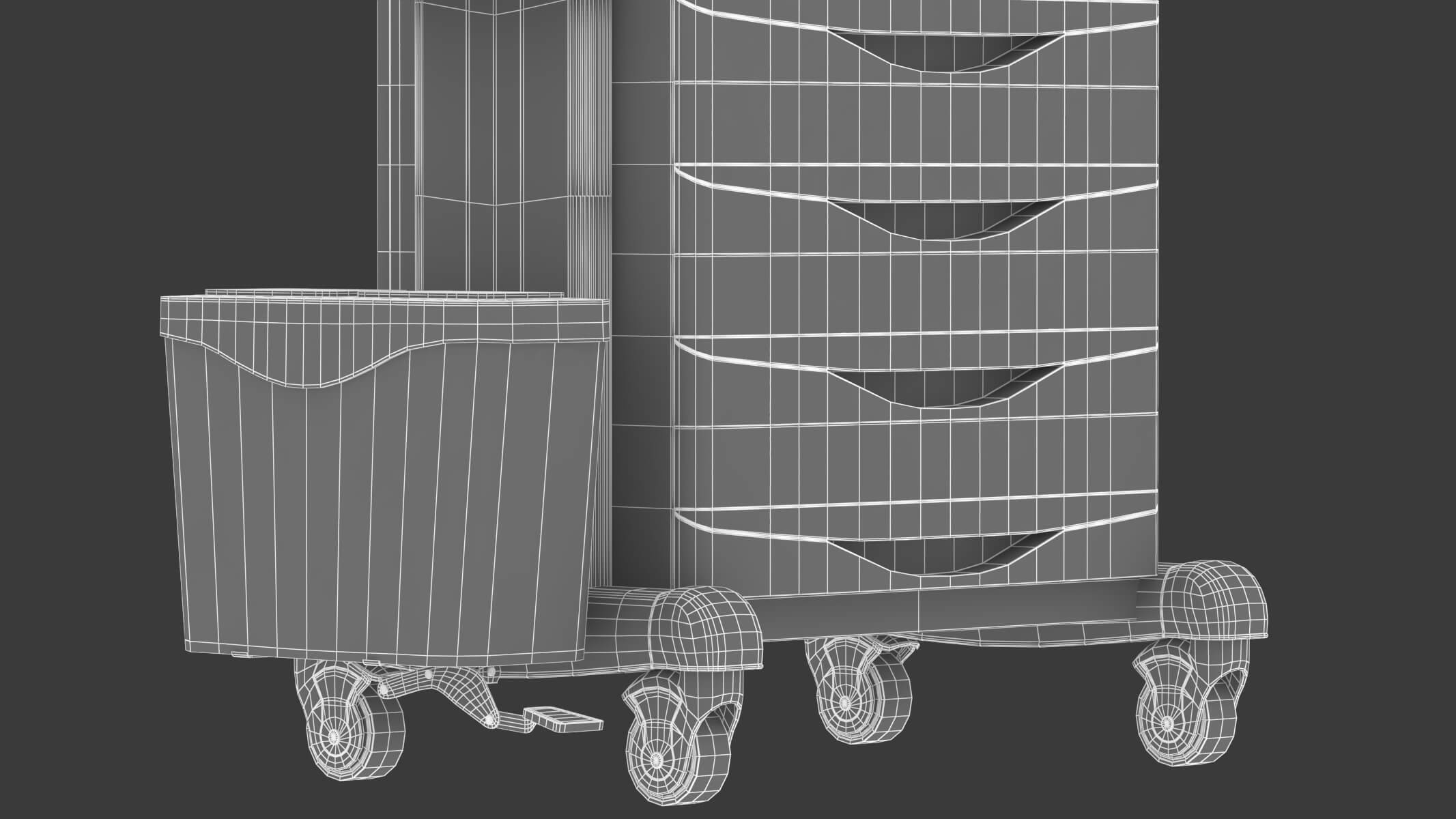 Medical Intubation Cart - 3D Model by frezzy
