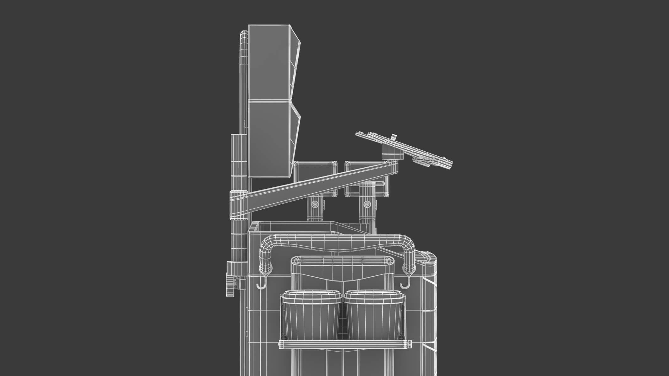 Medical Intubation Cart - 3D Model by frezzy