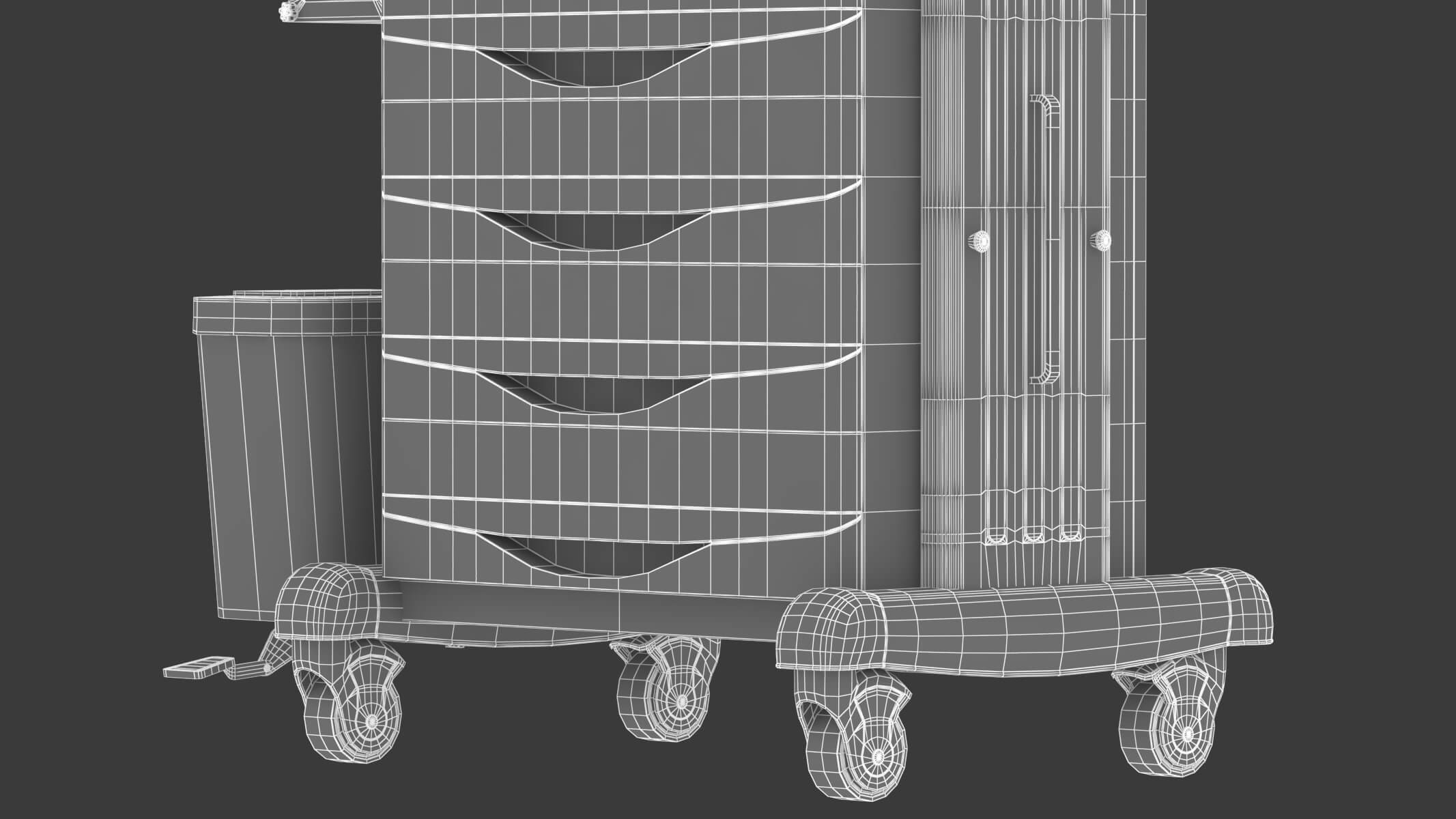 Medical Intubation Cart - 3D Model by frezzy
