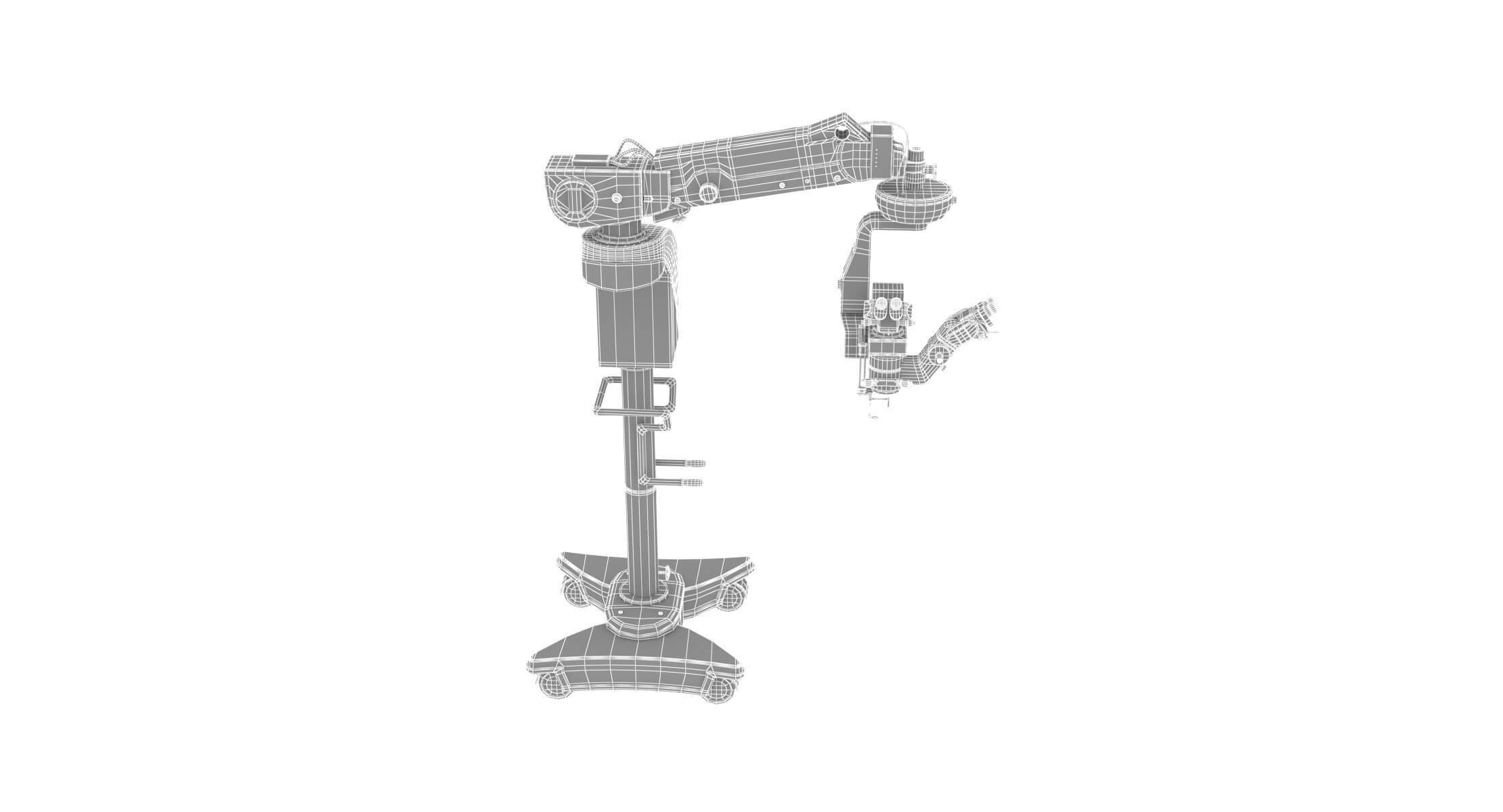 Medical Large Operating Microscope - 3D Model by frezzy