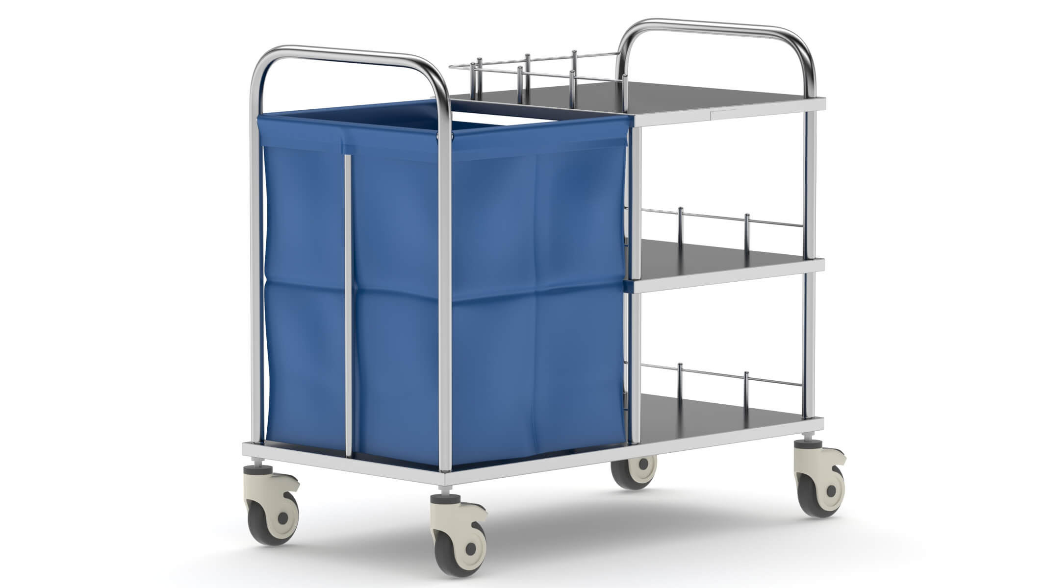 Medical Linen Trolley - 3D Model by frezzy