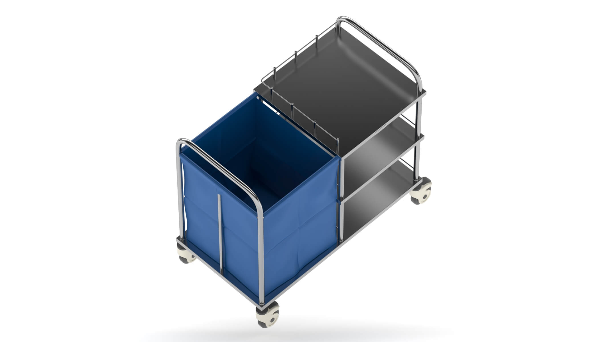 Medical Linen Trolley - 3D Model by frezzy