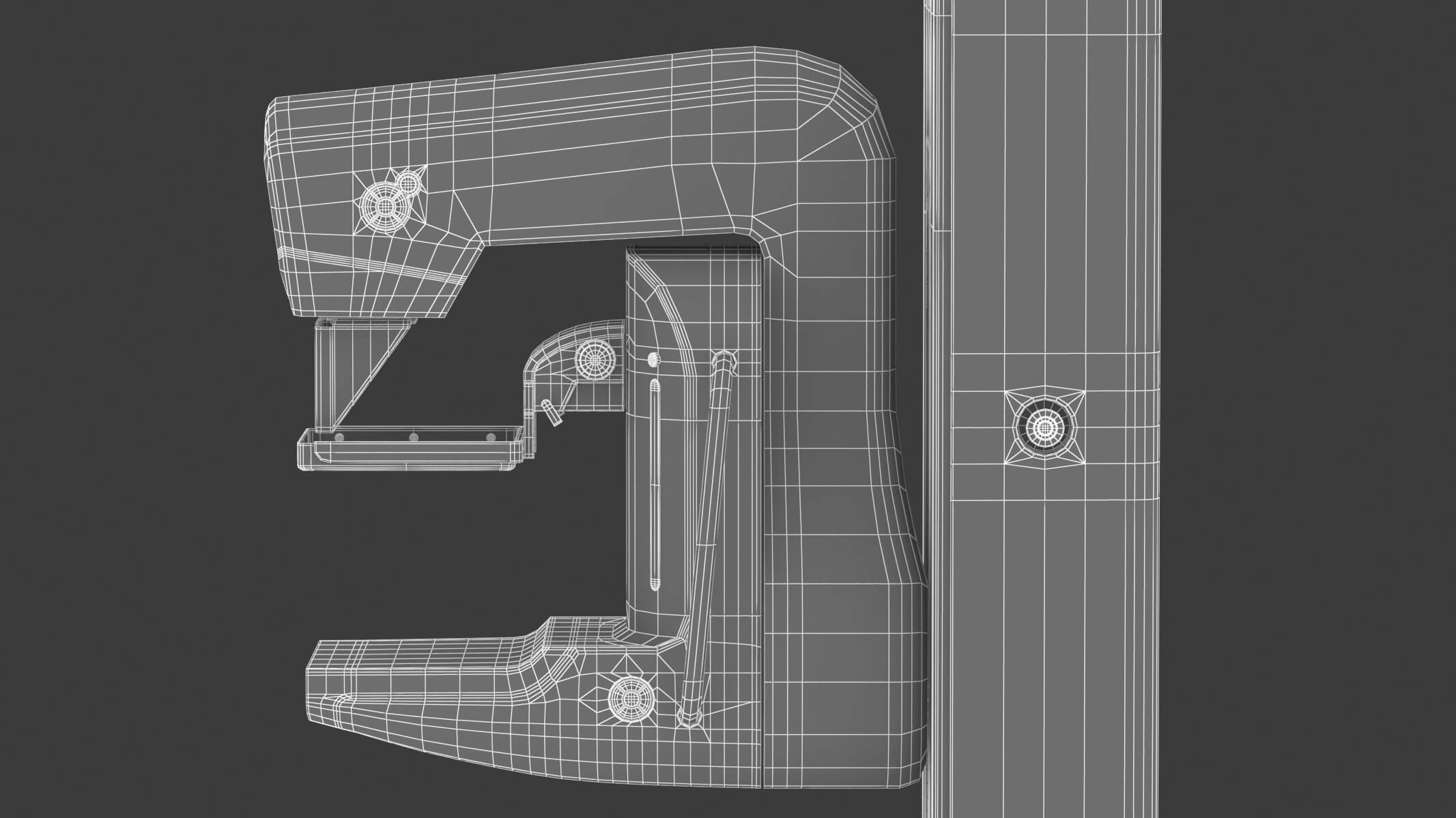 Medical Mammography Machine - 3D Model by frezzy