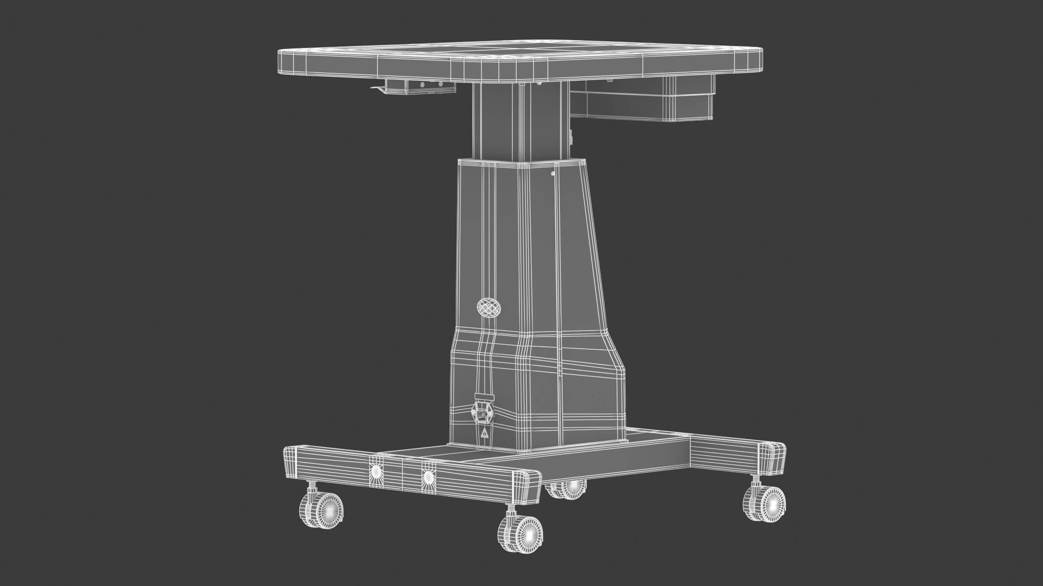 Medical Motorized Table - 3D Model by frezzy