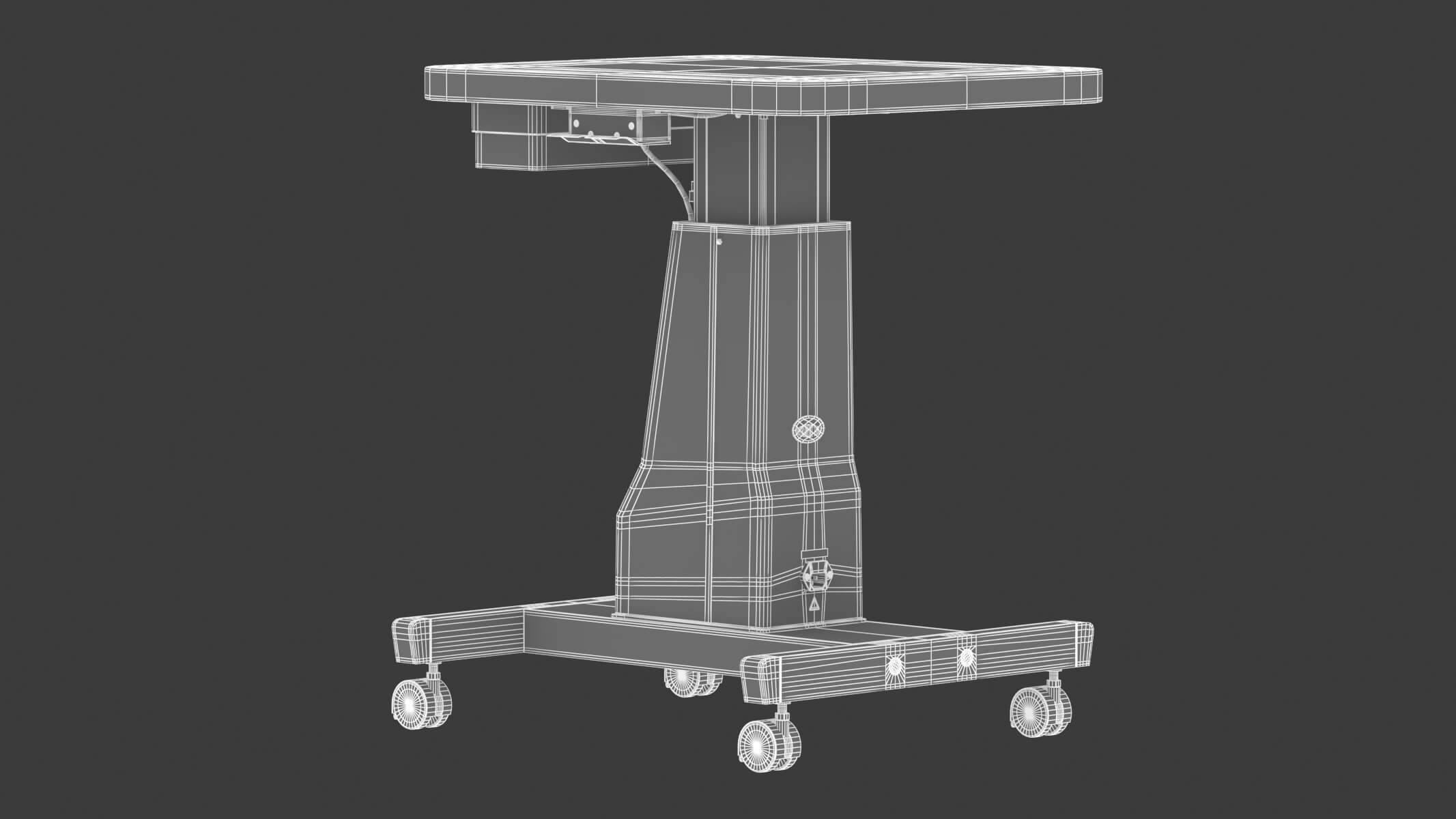 Medical Motorized Table - 3D Model by frezzy