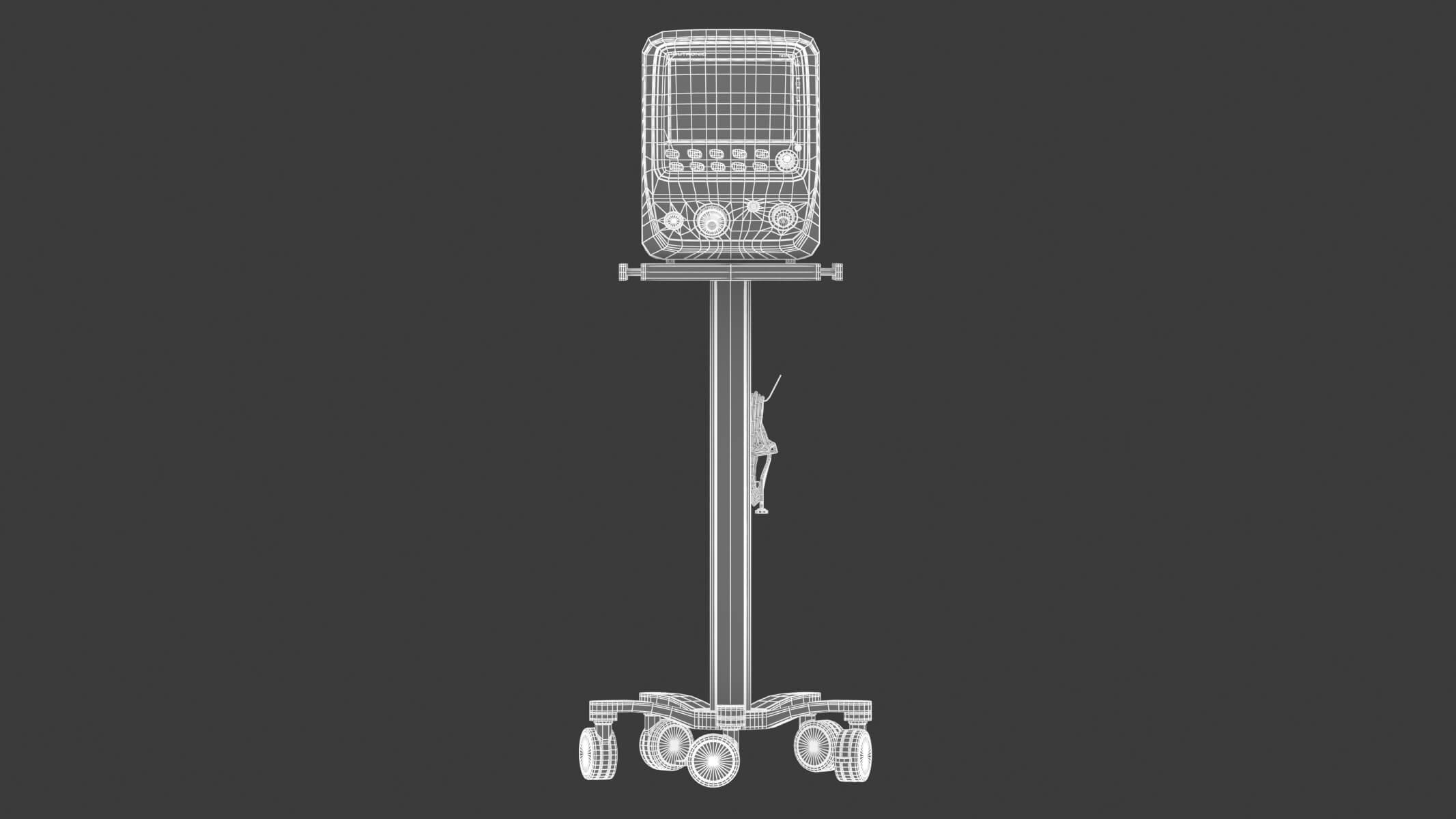 Medical Neonatal Ventilator - 3D Model by frezzy