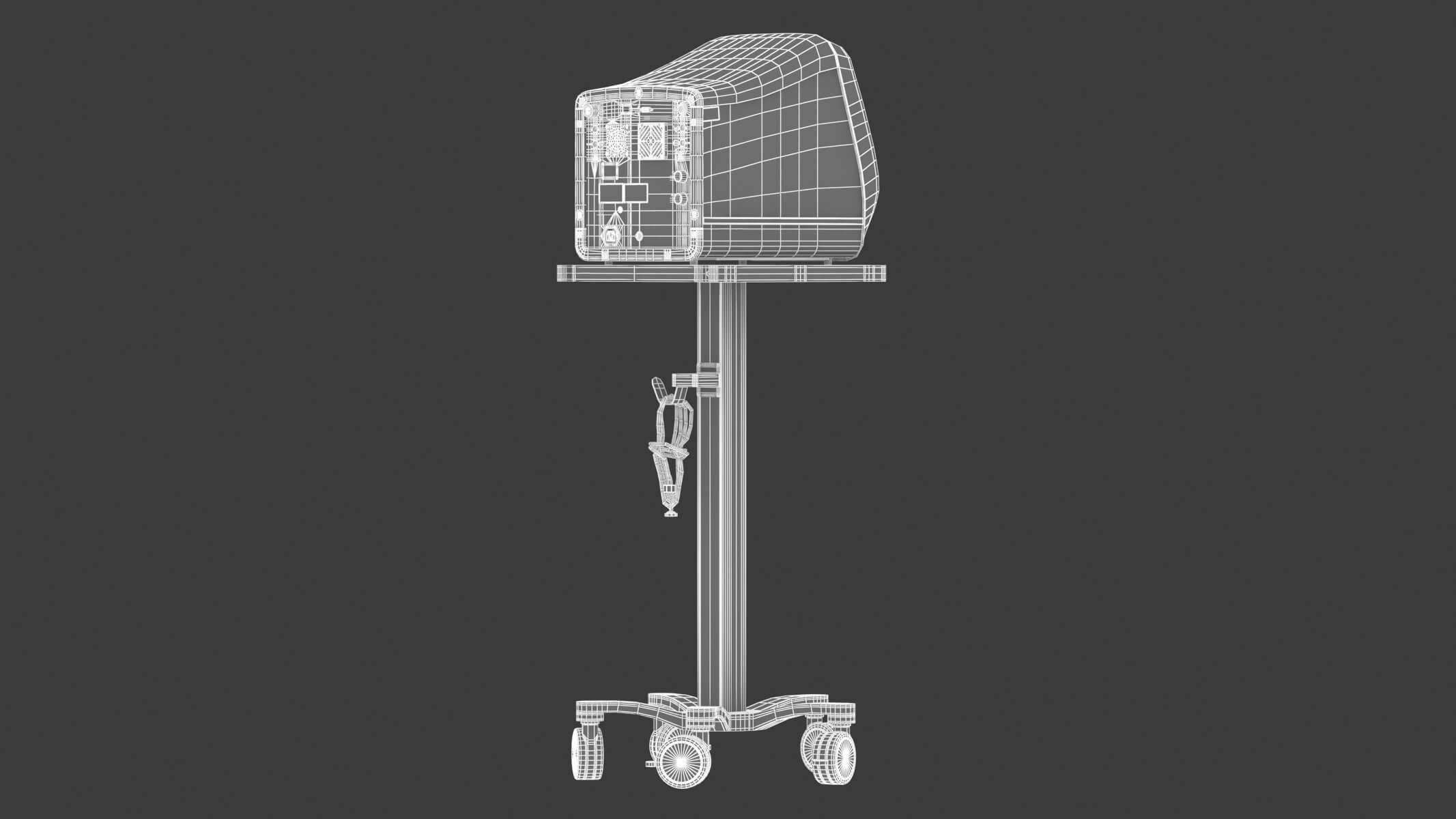 Medical Neonatal Ventilator - 3D Model by frezzy