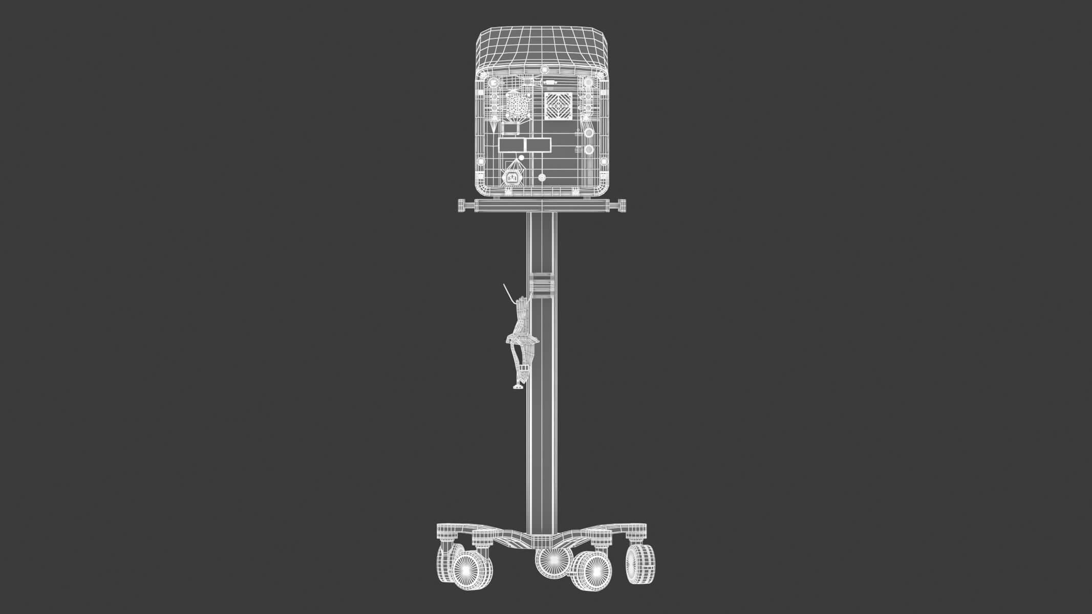 Medical Neonatal Ventilator - 3D Model by frezzy