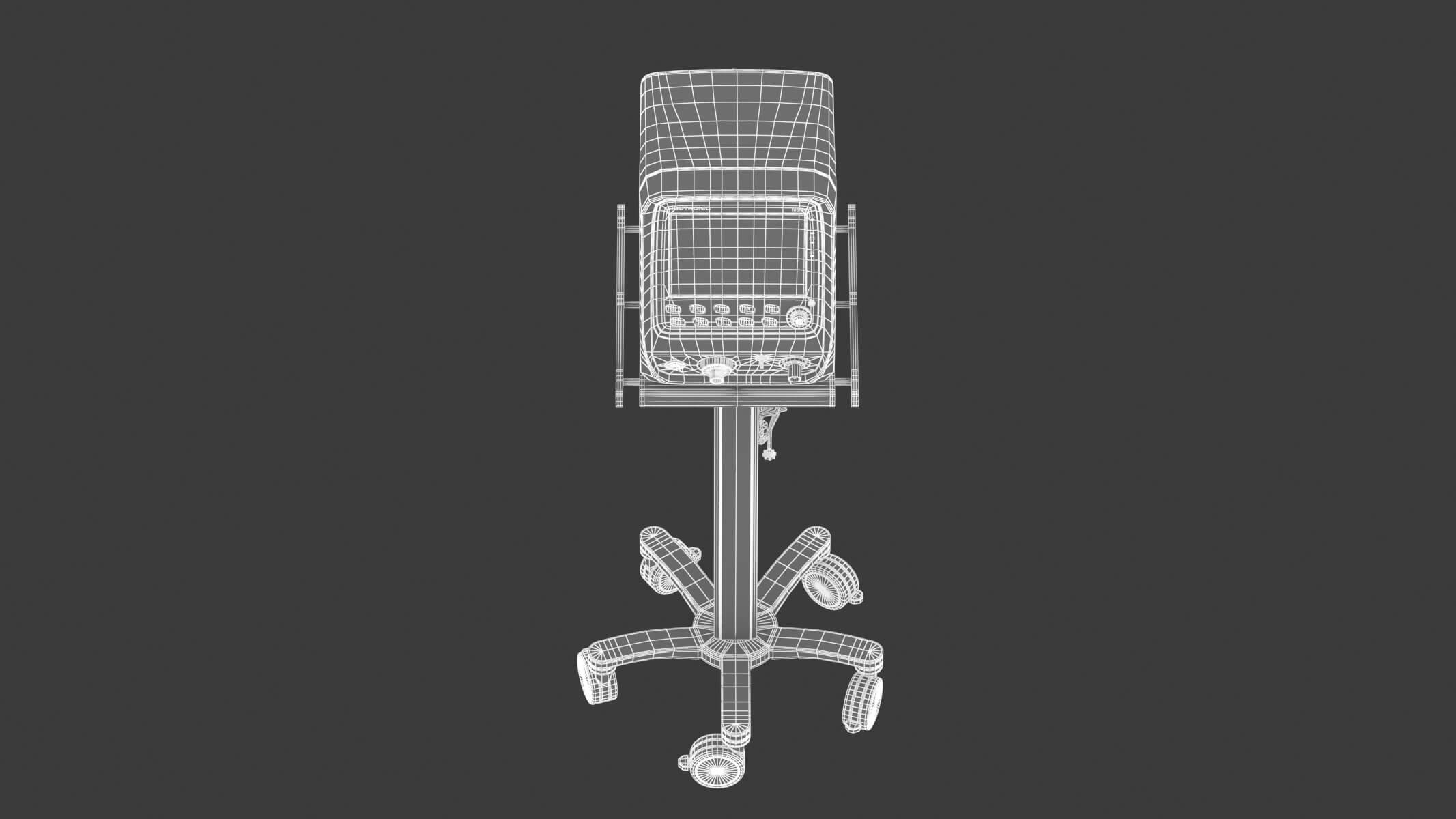 Medical Neonatal Ventilator - 3D Model by frezzy
