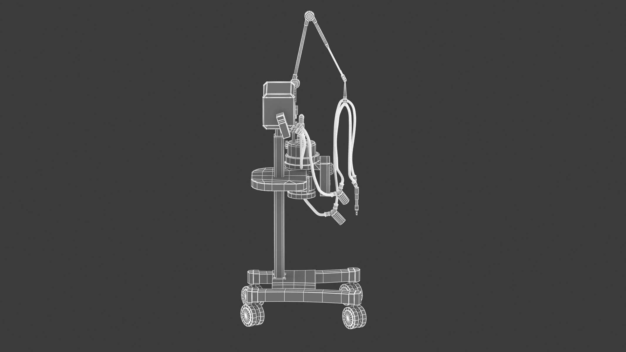 Medical Oxygen Gas Analyzer - 3D Model by frezzy